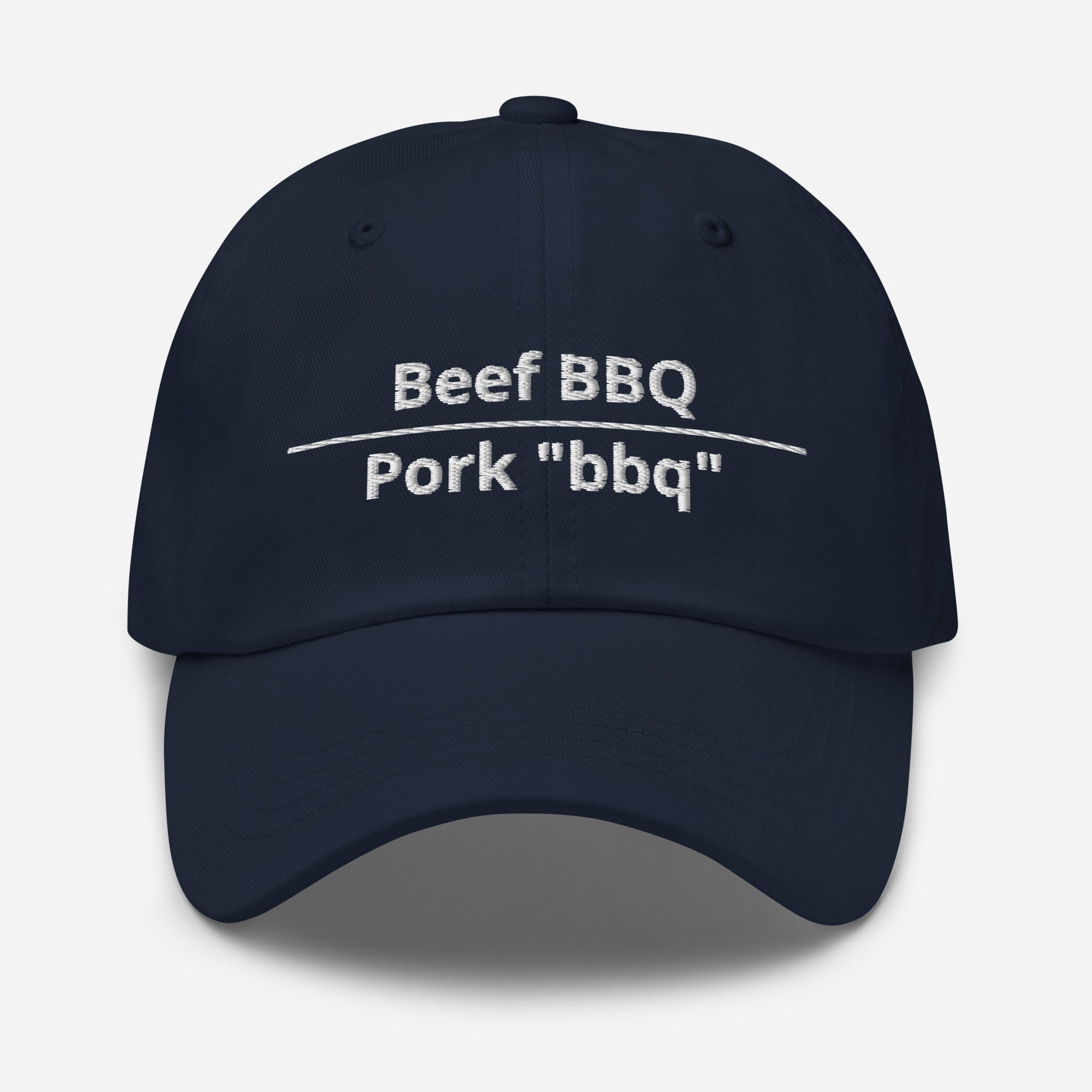 Beef BBQ over Pork "bbq" Dad Hat - Walmart.com