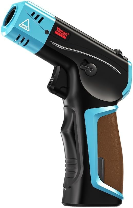 Beef Butane Torch Refillable Kitchen Lighter with Safety Lock and ...