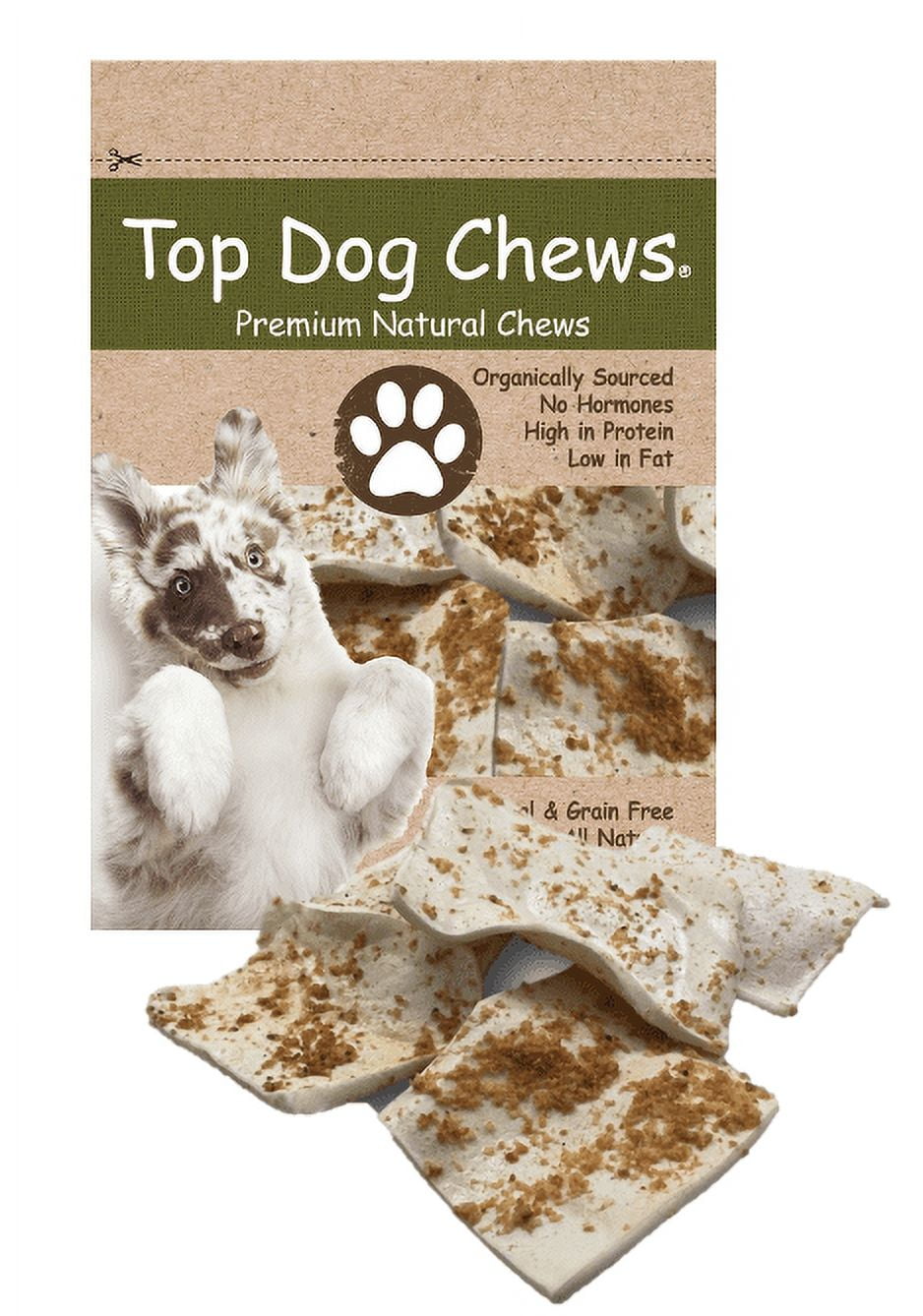 Beef Cheek Chips - Bully Dusted 10 Pack - Walmart.com