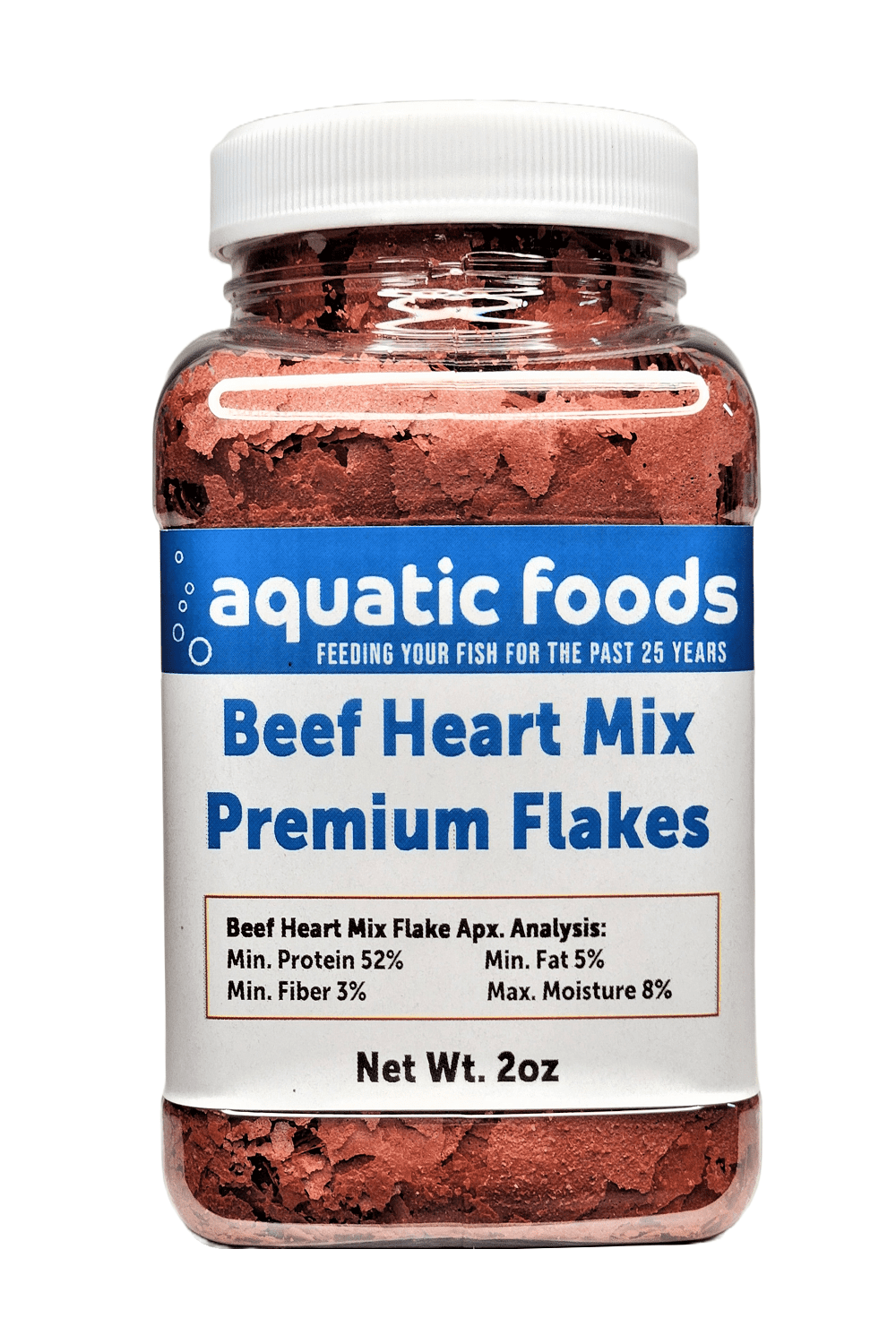 Beef Heart Custom Mix Flakes of Beef Heart, Shrimp Prawns for Color ...