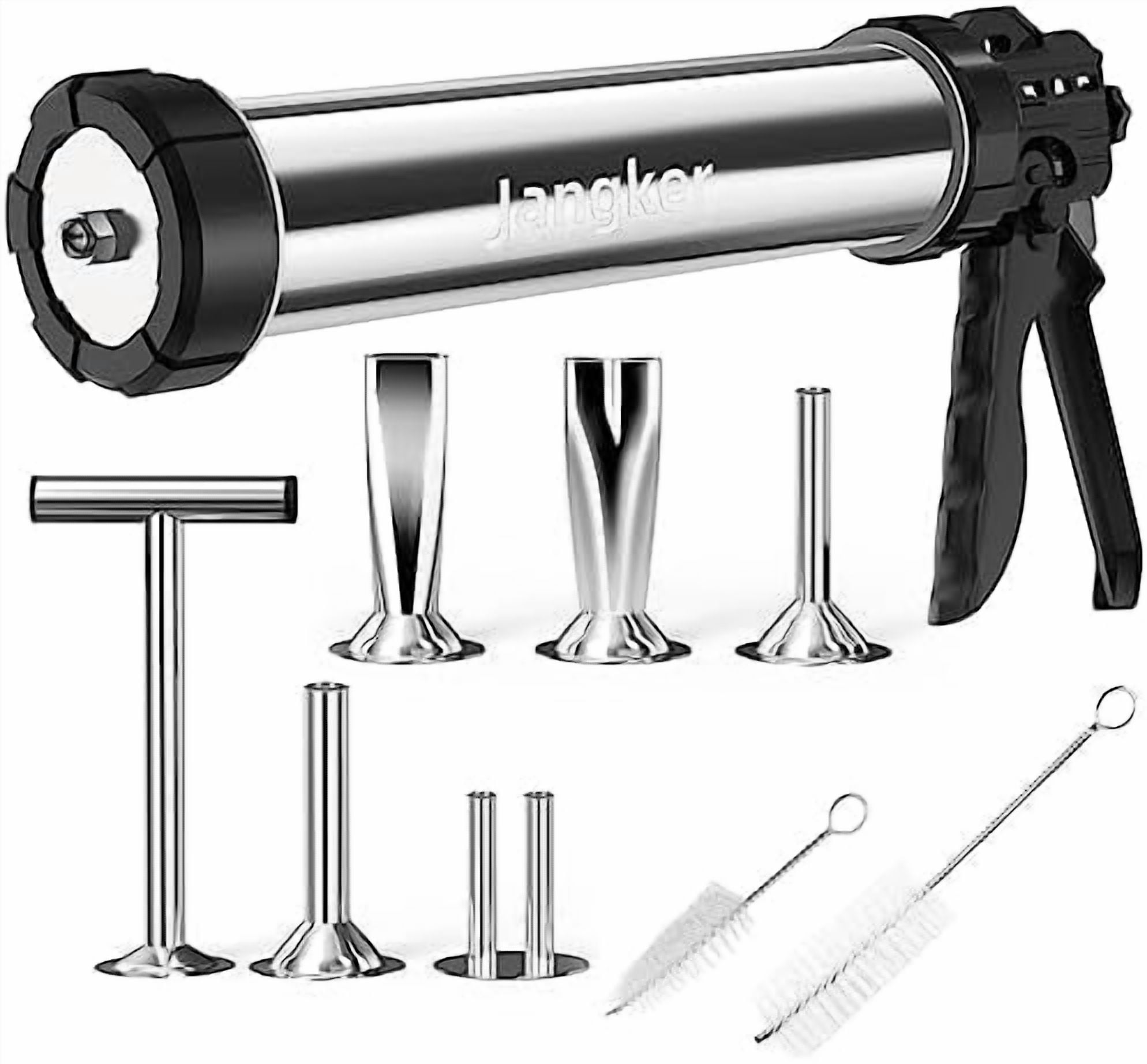 Beef Jerky Gun Kit - 2lb Stainless Steel Meat Gun for Homemade Beef ...