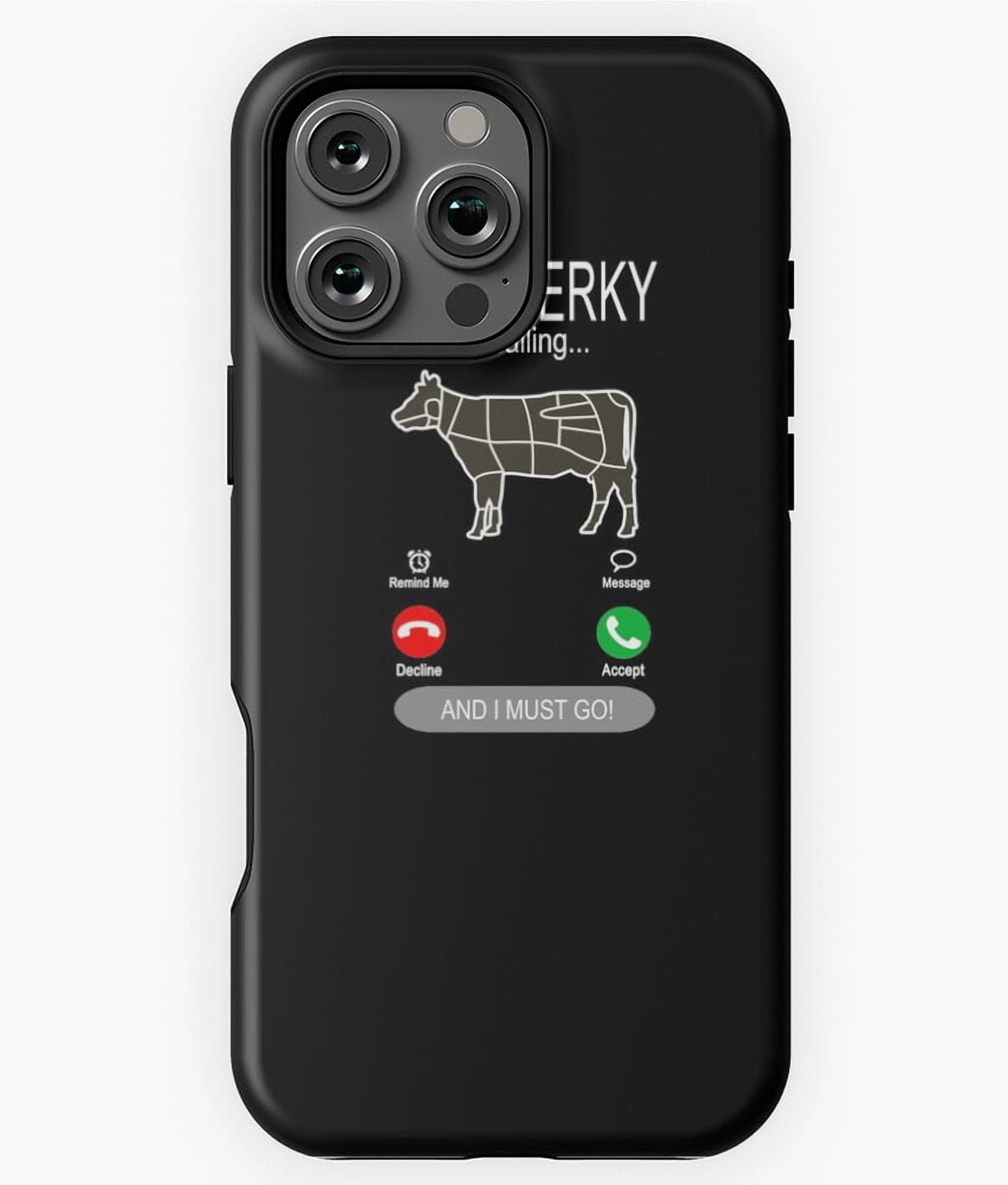 Beef Jerky is Calling Meat Lovers Phone Case for iPhone 16 15 14 13 12 ...