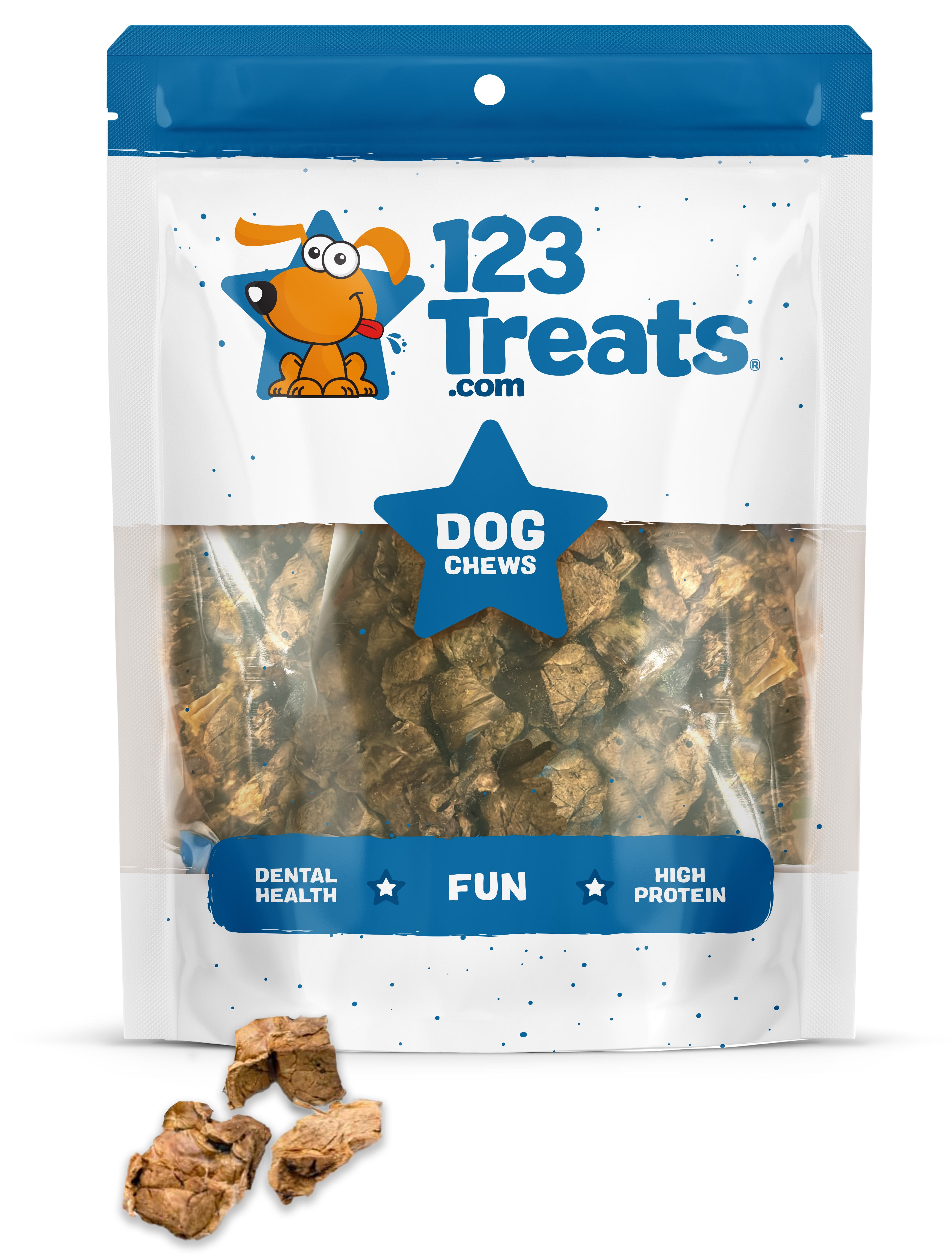 Soft, Low-Fat Beef Lung Tips Dog Treats (8 oz) - All Natural, Made in ...