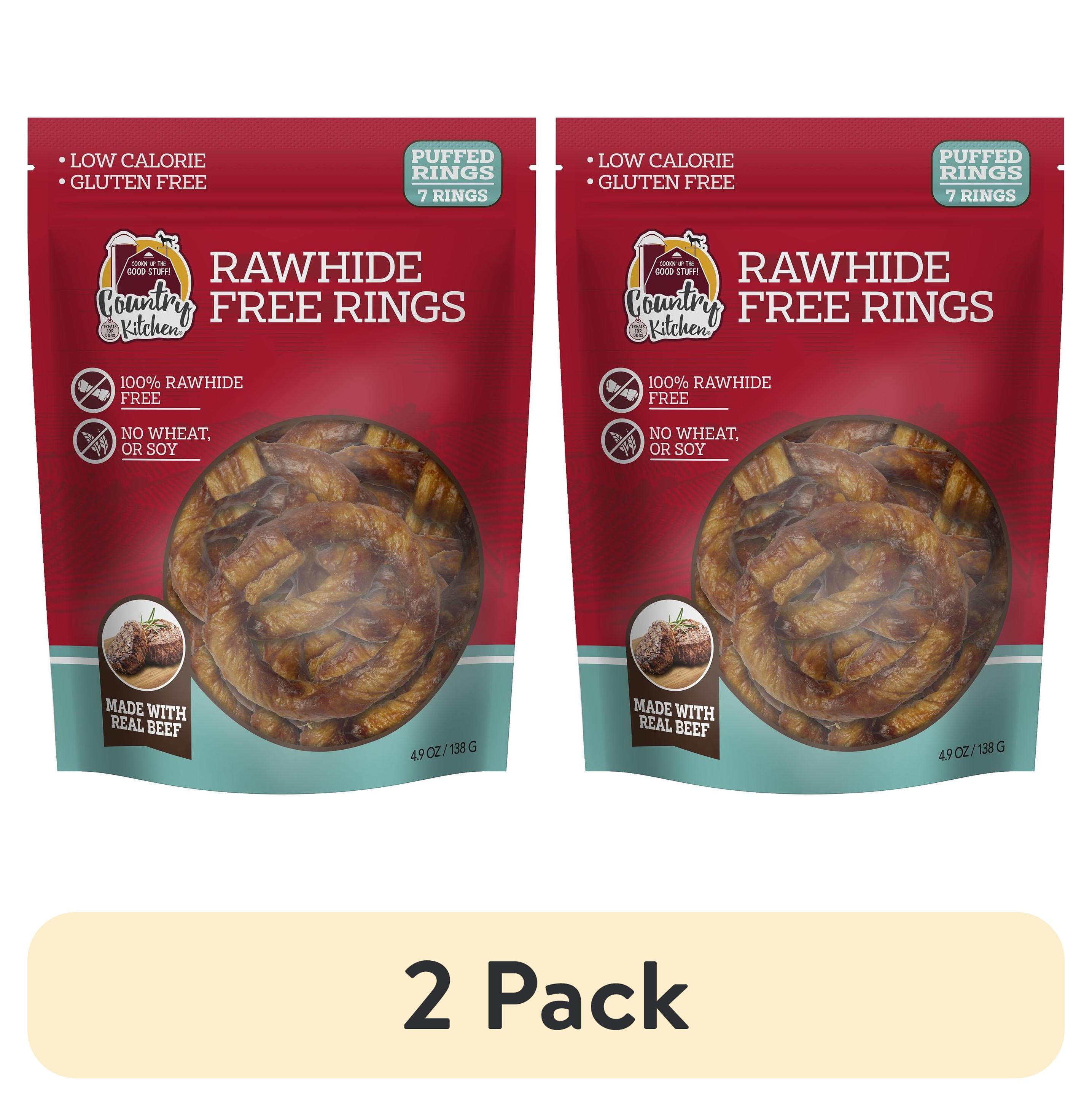 (2 pack) Beef NoHide Ring Dog Treat - Walmart.com