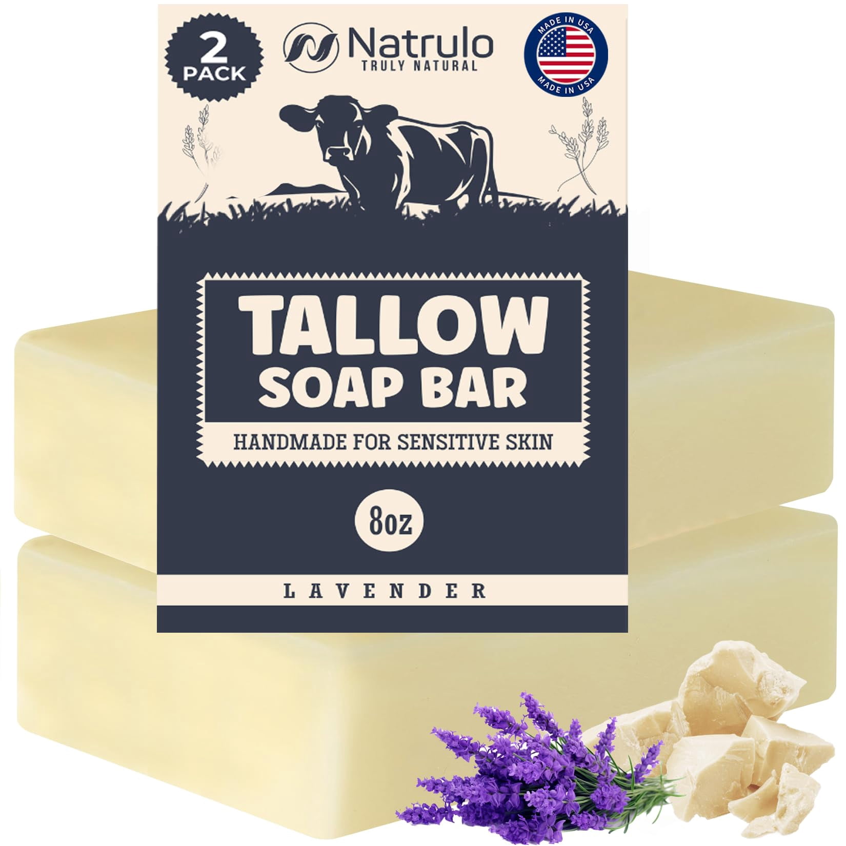 Beef Soap Bar VTF5 - All Natural Grass Soap Lavender - Moisturizing ...
