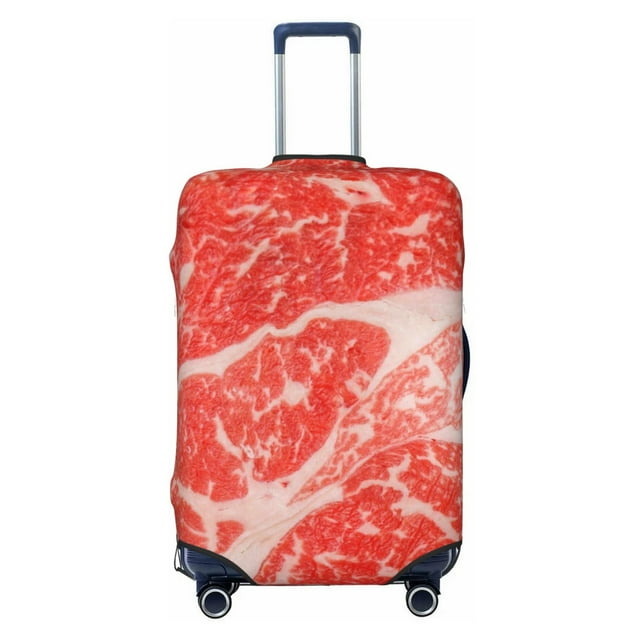 Beef Steaks Luggage Cover, Elastic Suitcase Cover Travel Suitcase ...