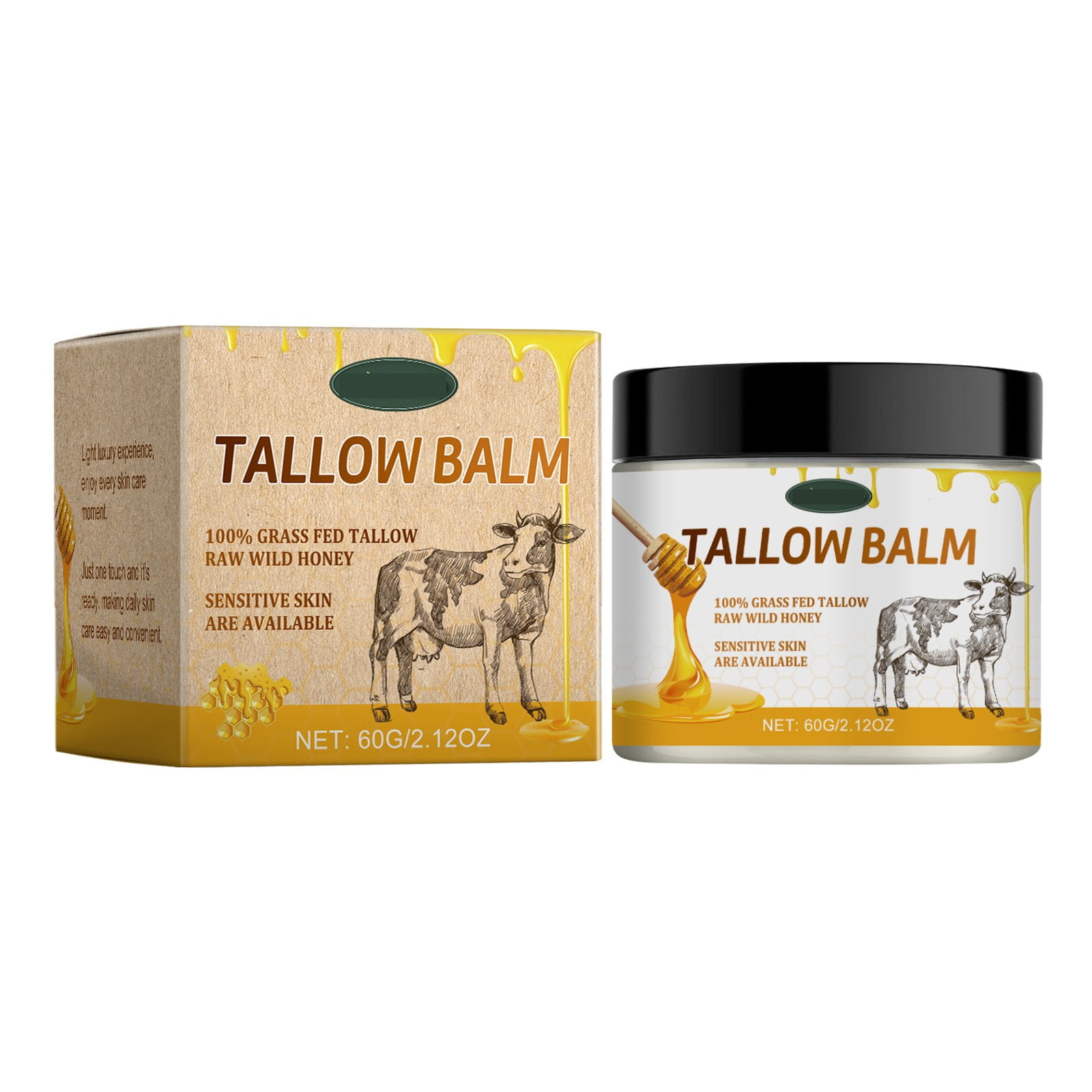 Beef Tallow Balm Nourishes And Moisturizes The Skin, Softens And ...