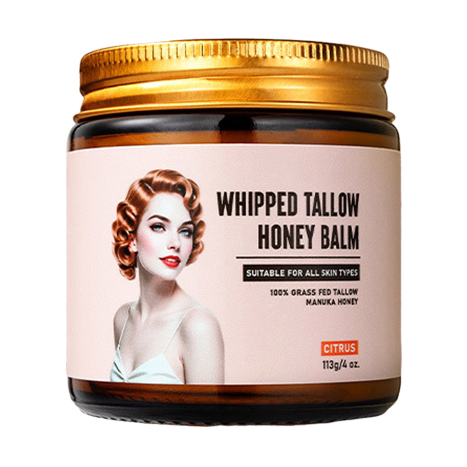 Beef Tallow Face & Body Balm Grass Fed Moisturizer with Honey ...