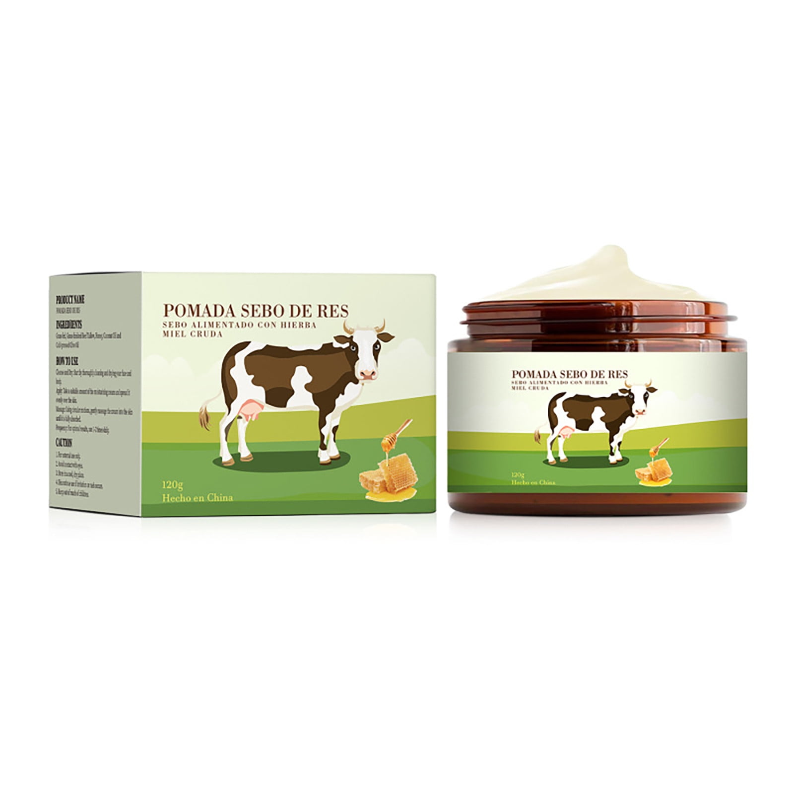 Beef Tallow Face Cream, Handmade Natural Moisturizer for Dry Sensitive ...