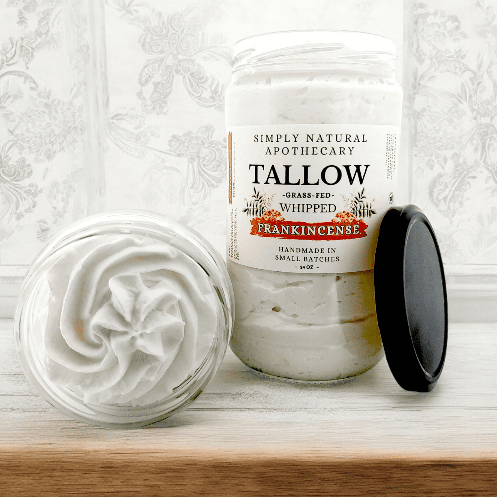 Beef Tallow Moisturizer Whipped, Frankincense Grassfed, Natural ...