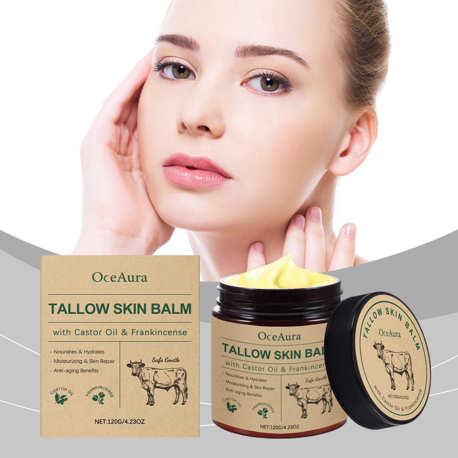 Beef Tallow Moisturizing Body Cream Moisturizing and Water-locking ...