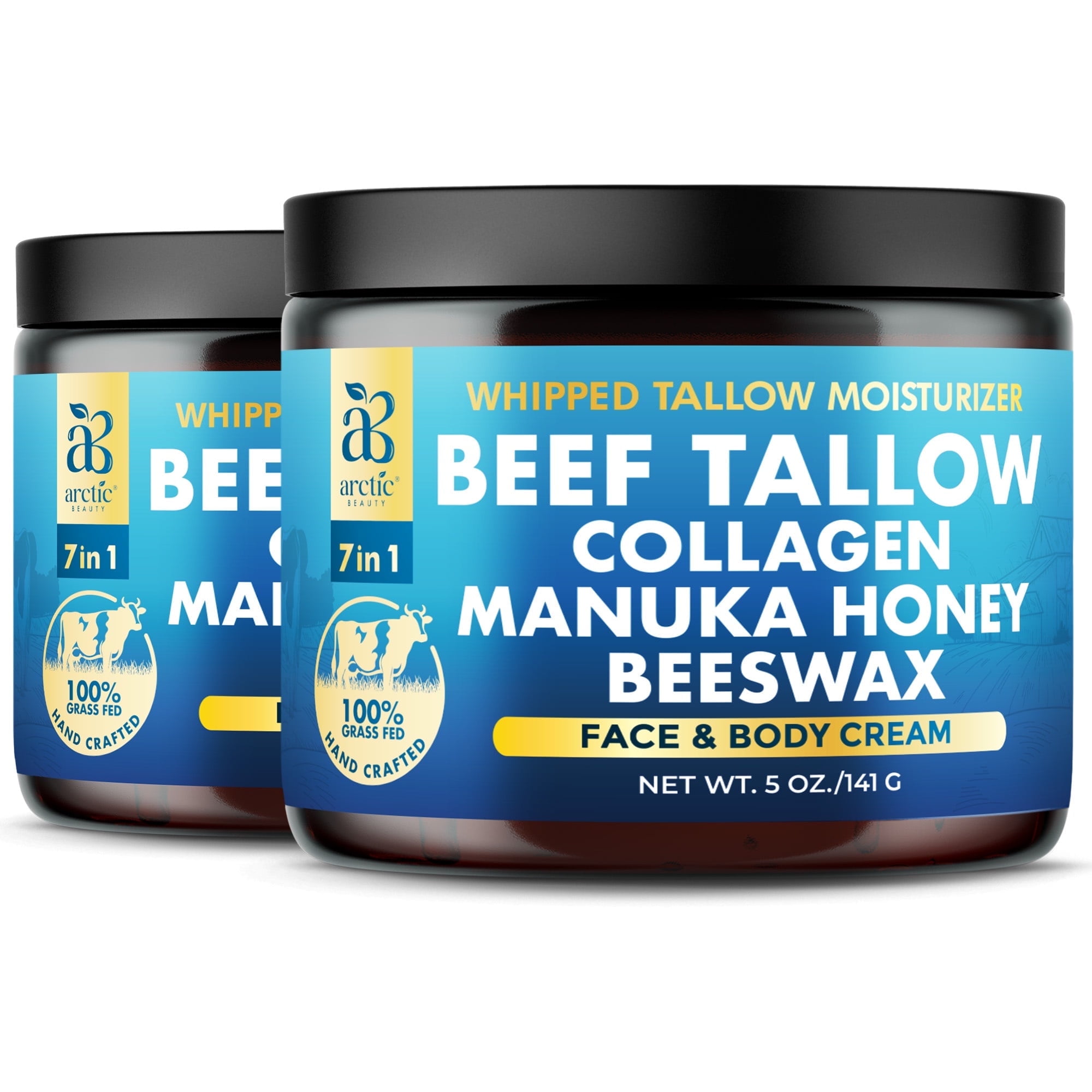 Arctic Beauty, Organic Grass-Fed Beef Tallow Balm, Natural Moisturizer ...