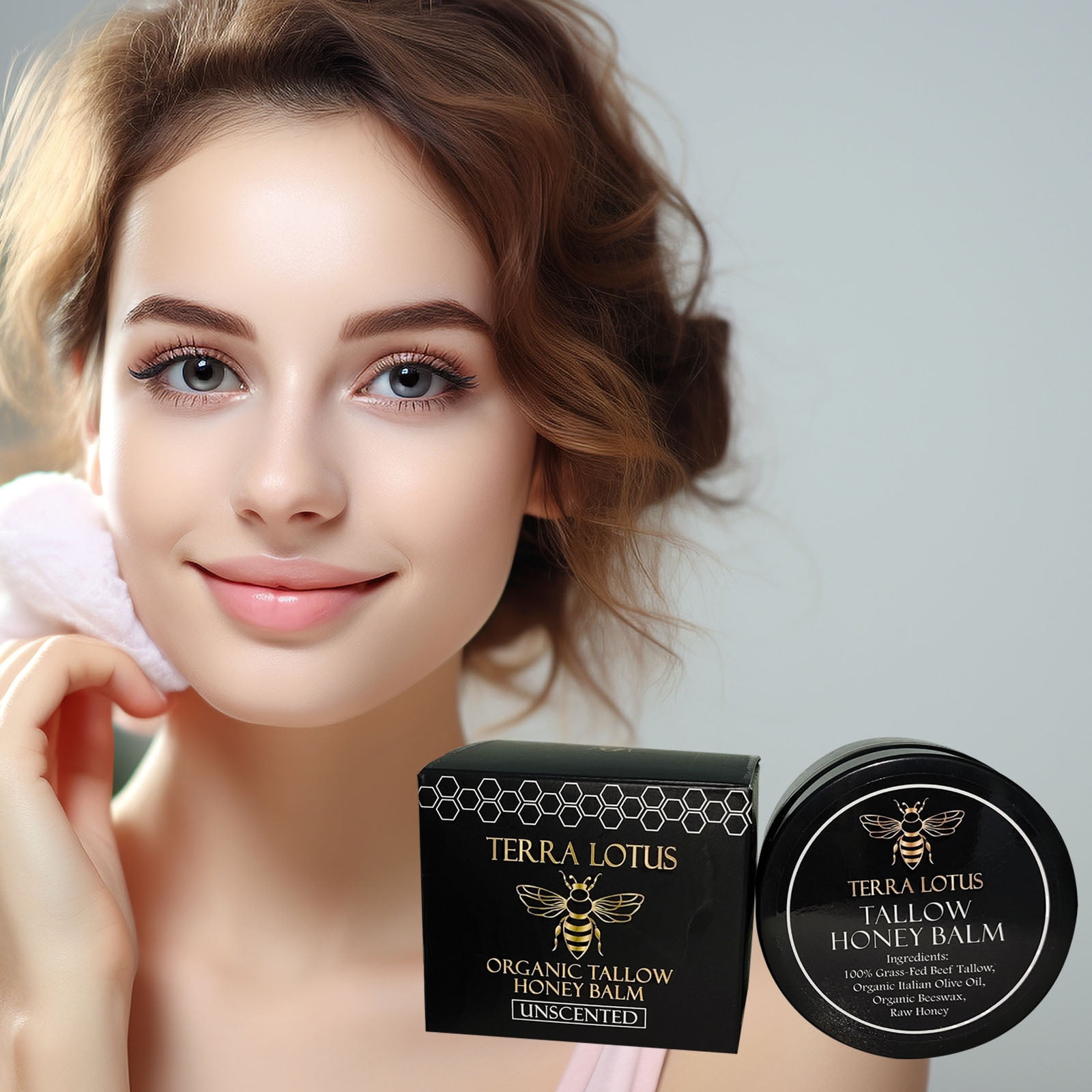 Beef Tallow,Organic Grass,Organic Grass-Fed Beef Tallow Balm with Raw ...