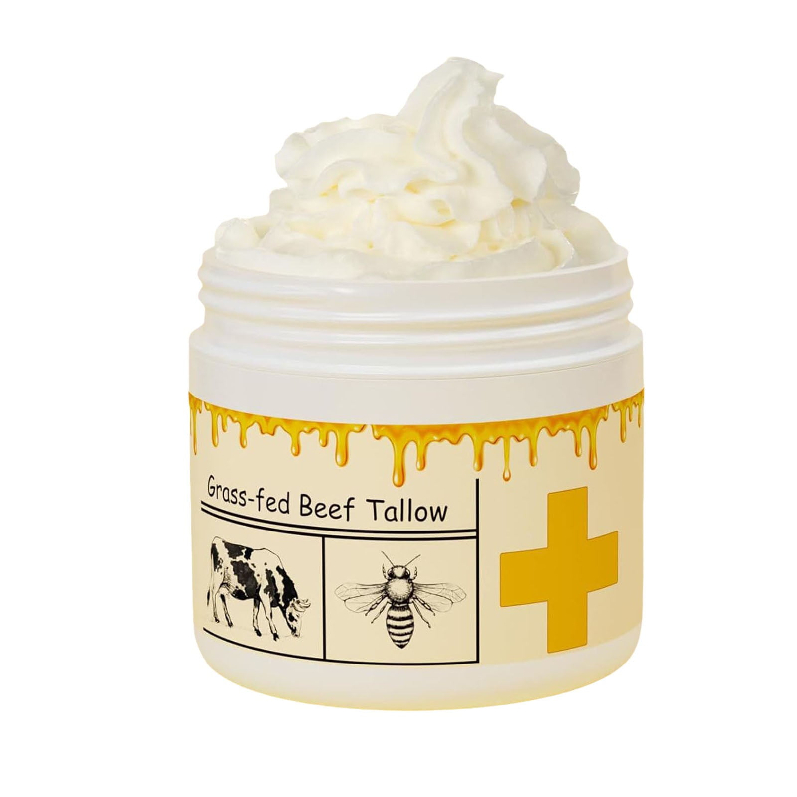 Beef Tallow for Skin, Beef Tallow, Tallow and Honey Cream, Grass Fed ...