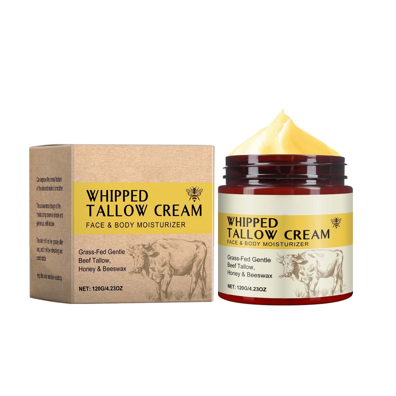 Beef Tallow for Skin, Beef Tallow for Face, Organic Beef Tallow Face ...
