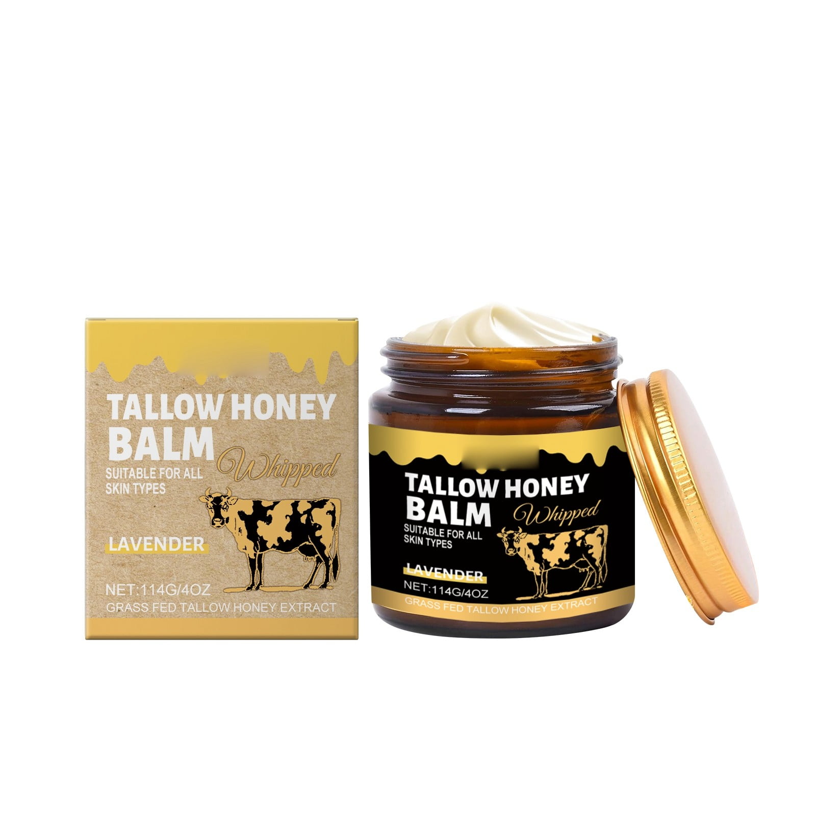 Beef Tallow for Skin – Grass-Fed Beef Tallow & Raw Honey Balm ...