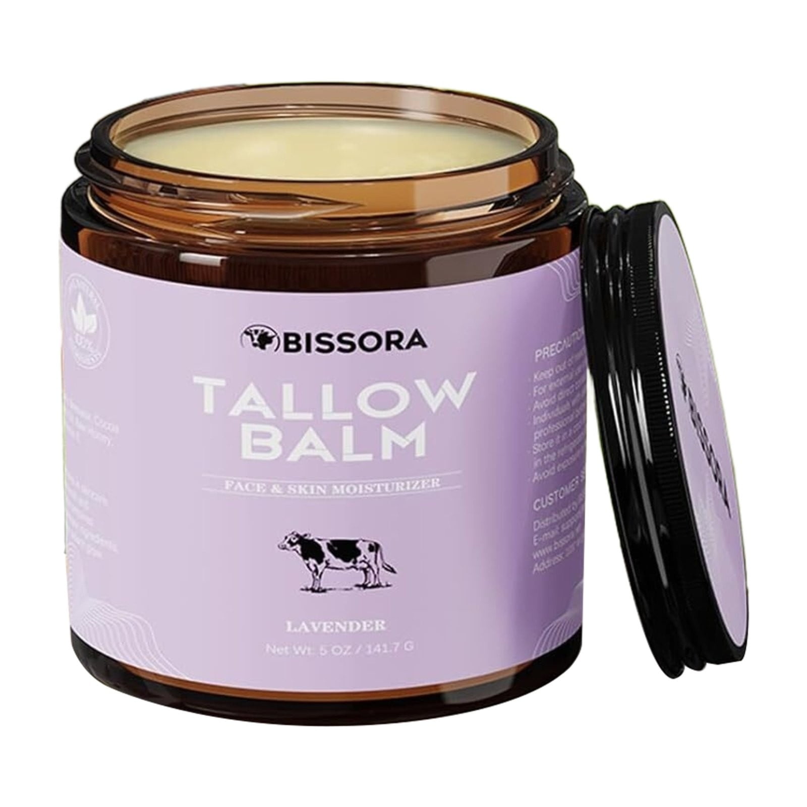 Beef Tallow for Skin, Organic Grass-Fed Beef Tallow Balm with Raw Honey ...