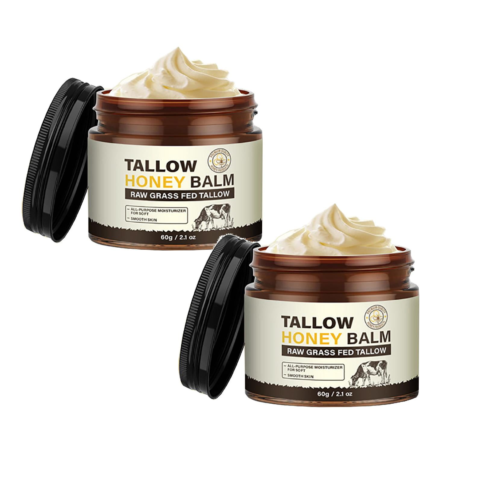 Beef Tallow for Skin - Organic Grass-Fed Whipped Beef Tallow and Honey ...