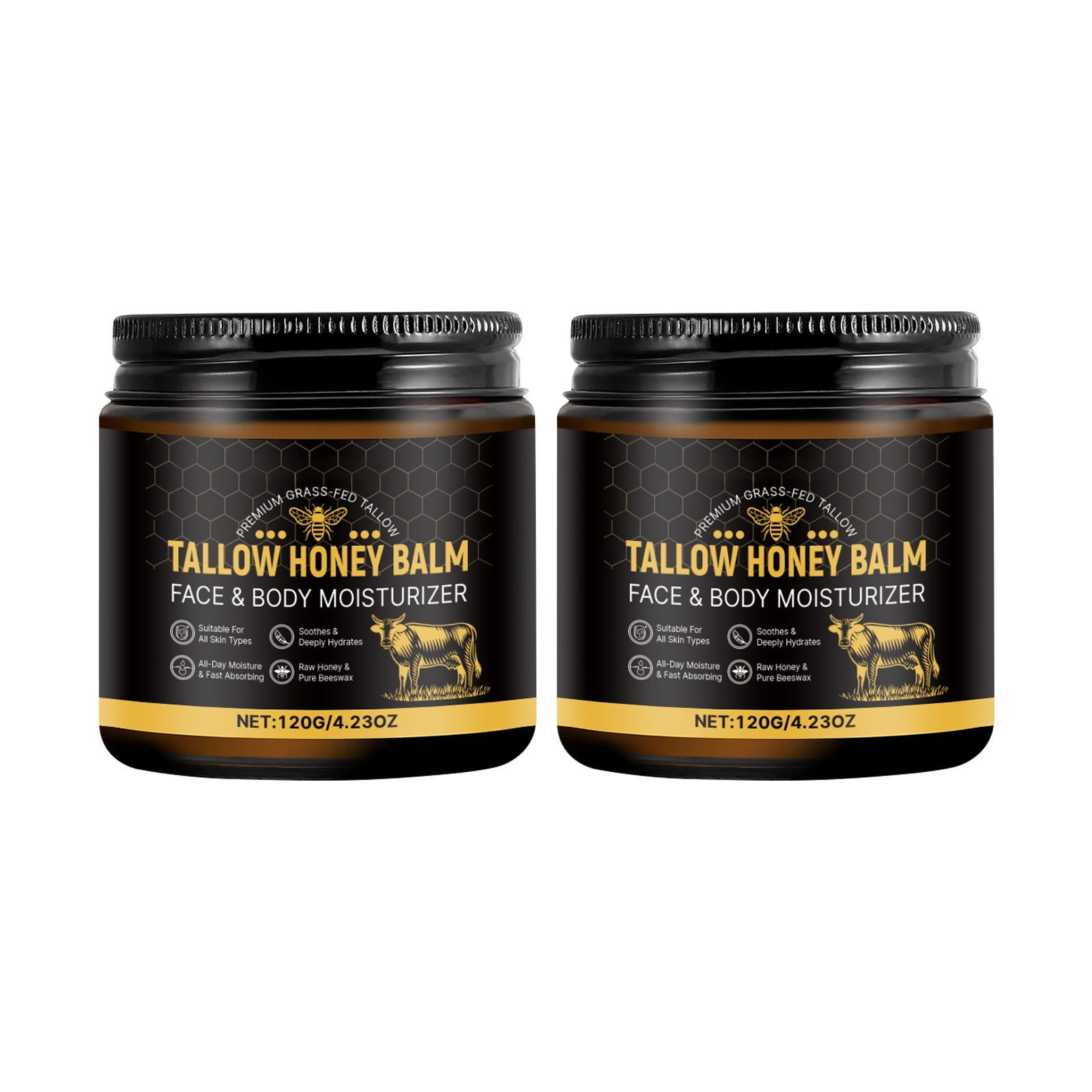 Beef Tallow for Skin - Tallow and Honey Balm for Face - 100%Organic ...