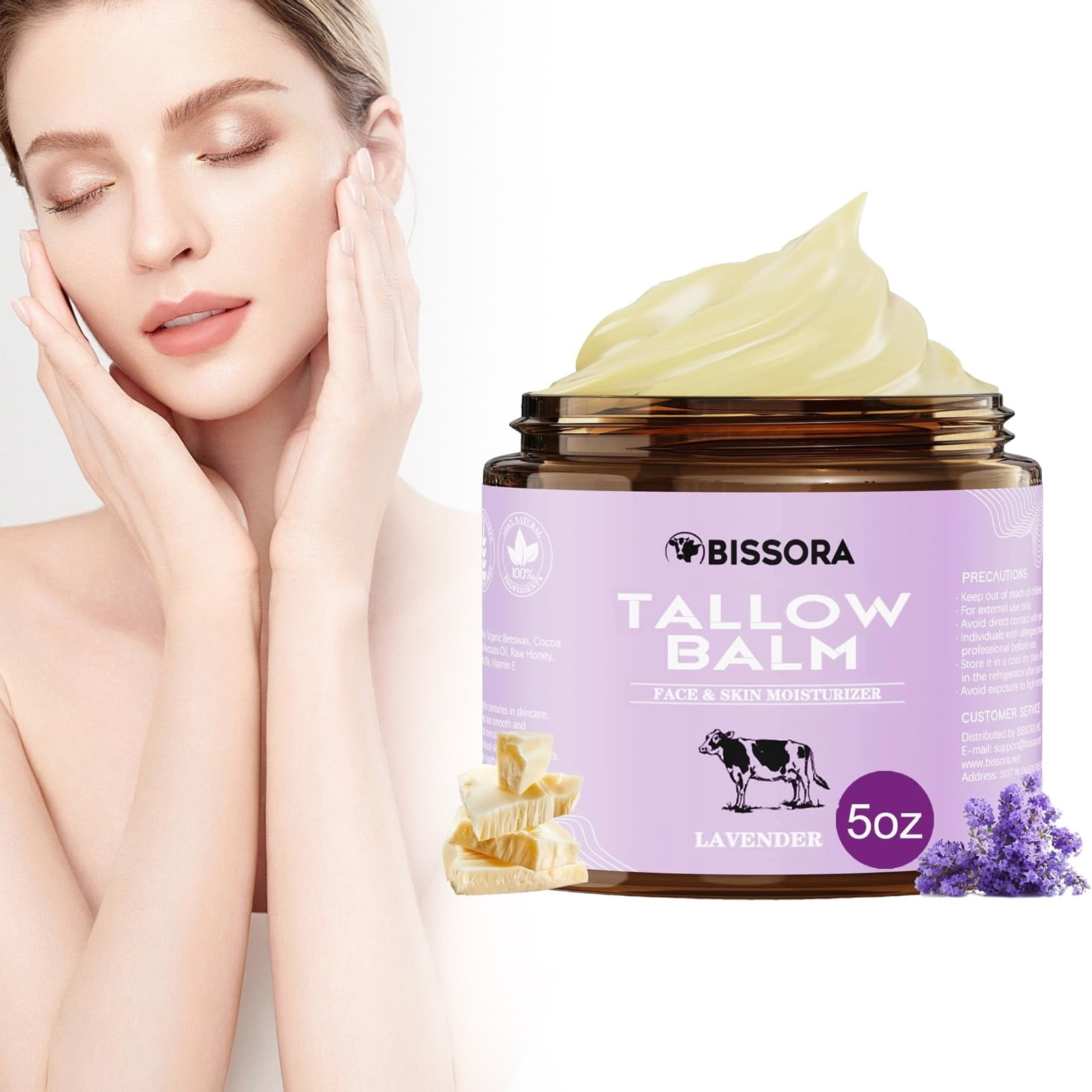 Beef Tallow For Skin,Tallow And Honey Balm,Tallow Face Moisturizer ...