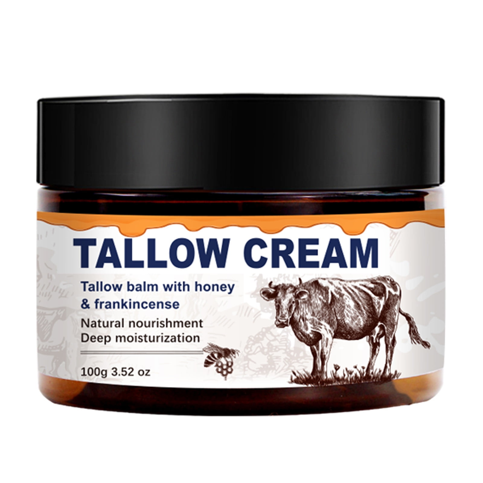 Beef Tallow for Skin, Whipped Tallow and Honey Balm for Face, Grass Fed ...