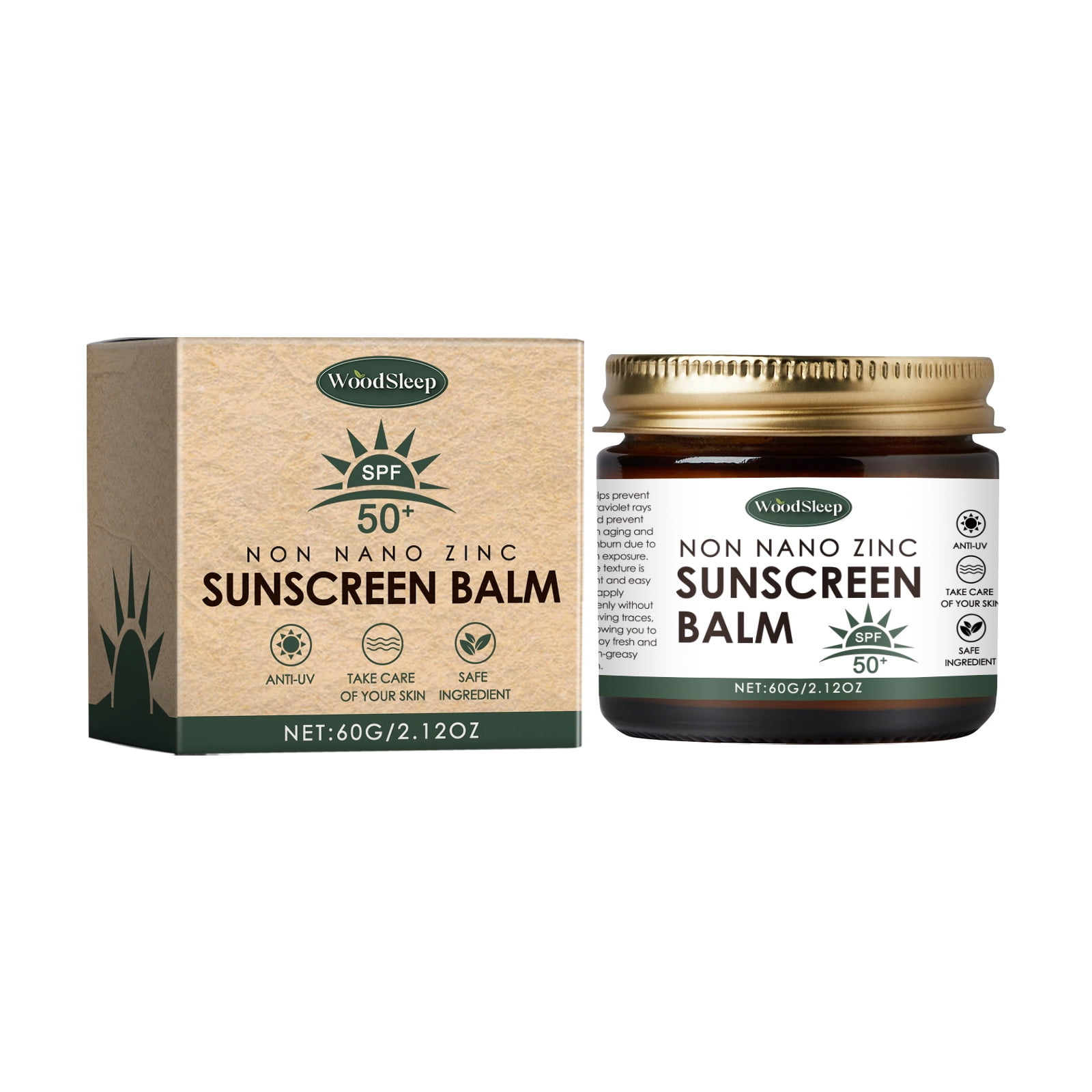 Beef Tallow Sun Balm: Tallow Instant Sun Protection Suitable for Dry ...