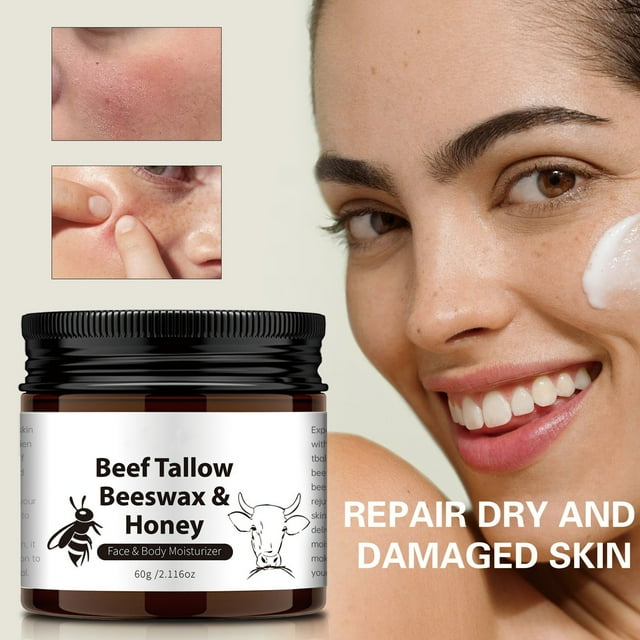 Beef Tallow Beef Tallow For Skin Tallow And Honey Cream Organic Beef