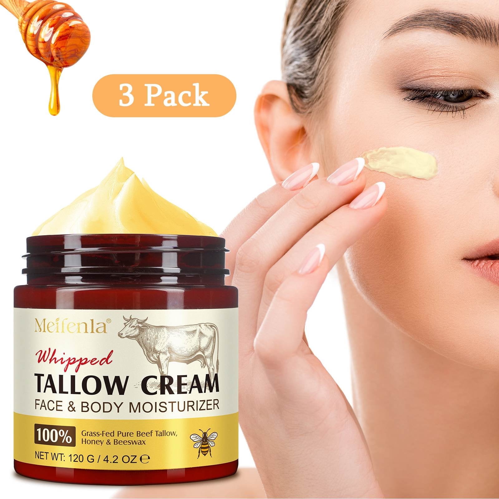 Beef Tallow for Face, Softens Dry, Rough Skin,Delivers Deep Hydration ...