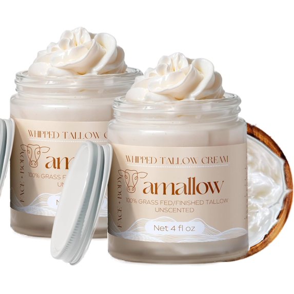 Beef Tallow for Skin Care - Face + Body, Tallow Face Moisturizer ...