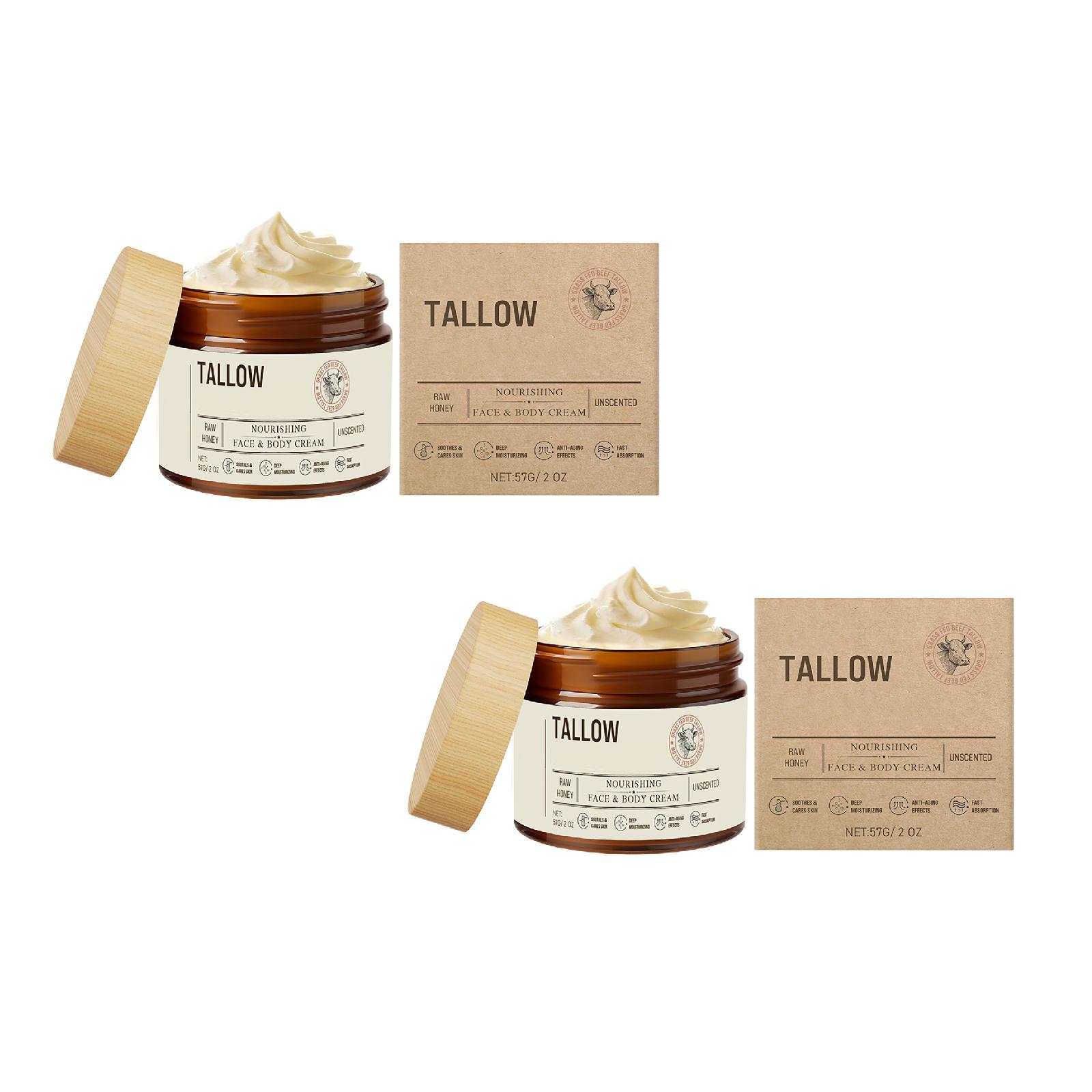 Beef Tallow for Skin, Organic Grass-Fed Whipped Beef Tallow, Deeply for ...