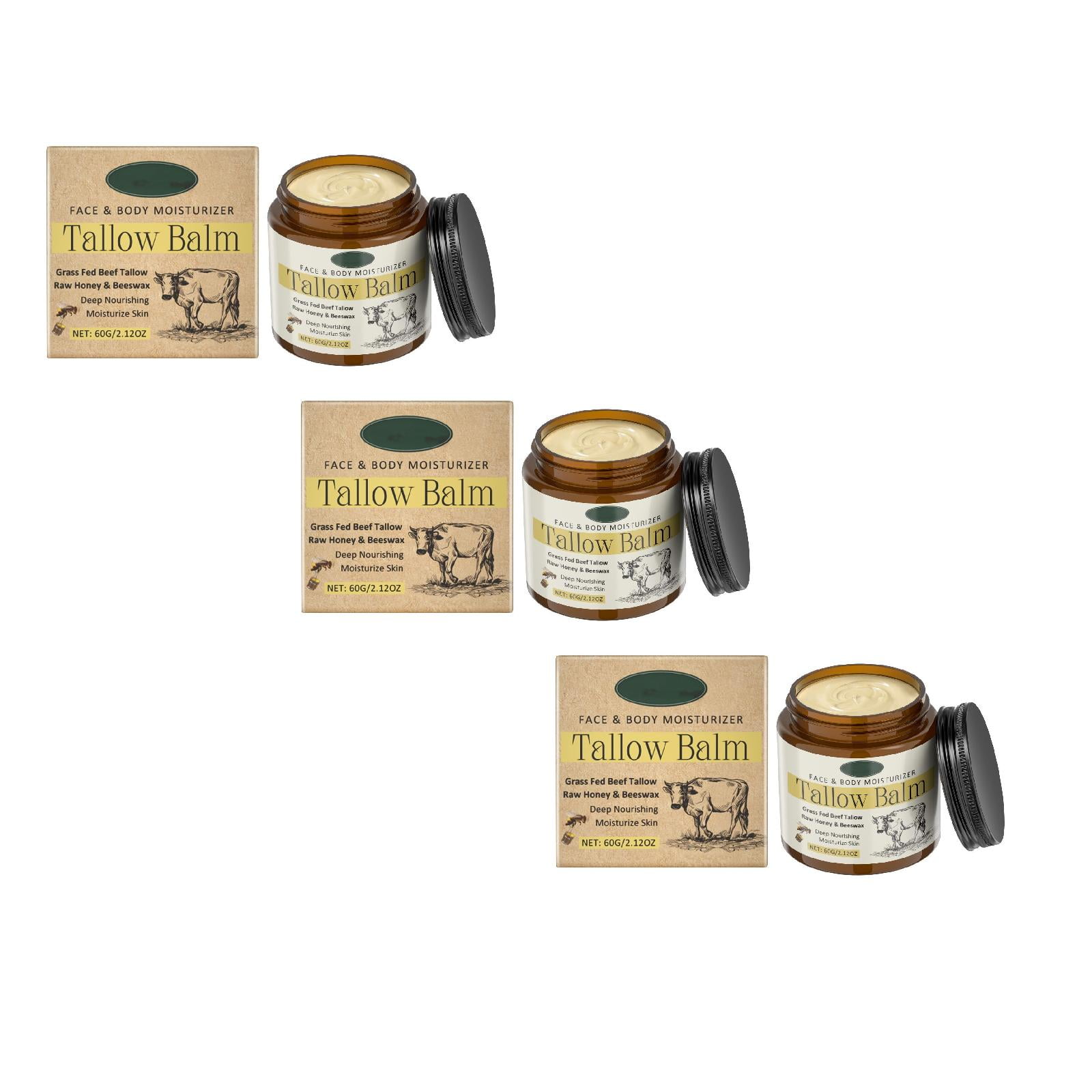 Beef Tallow for Skin, Whipped Tallow Balm, Tallow Face Moisturizer ...