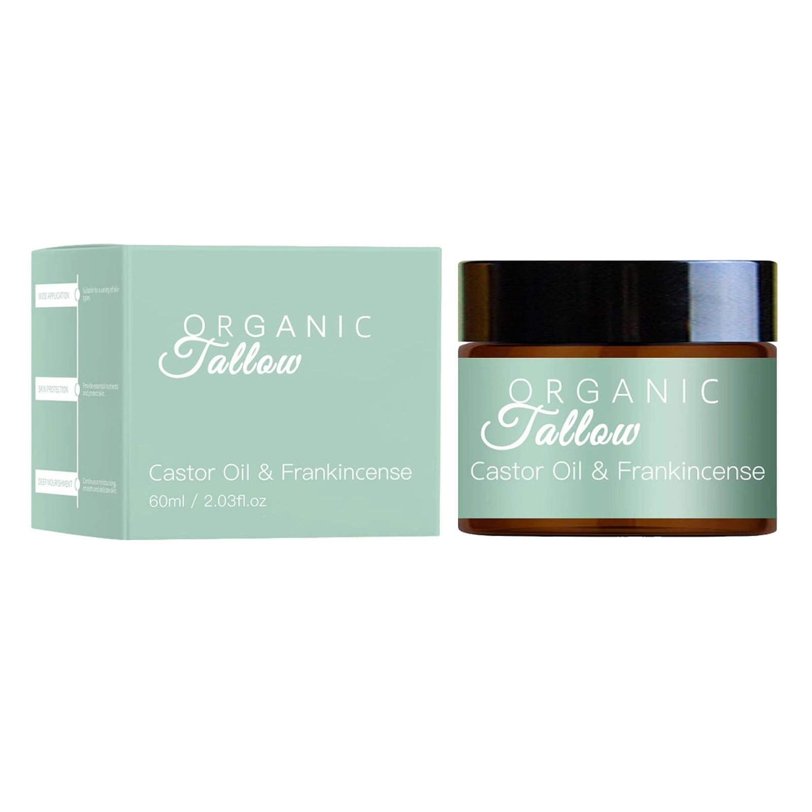 Beef Tallow with Frankincense Oil & Castor oil, Organic Beef Tallow ...