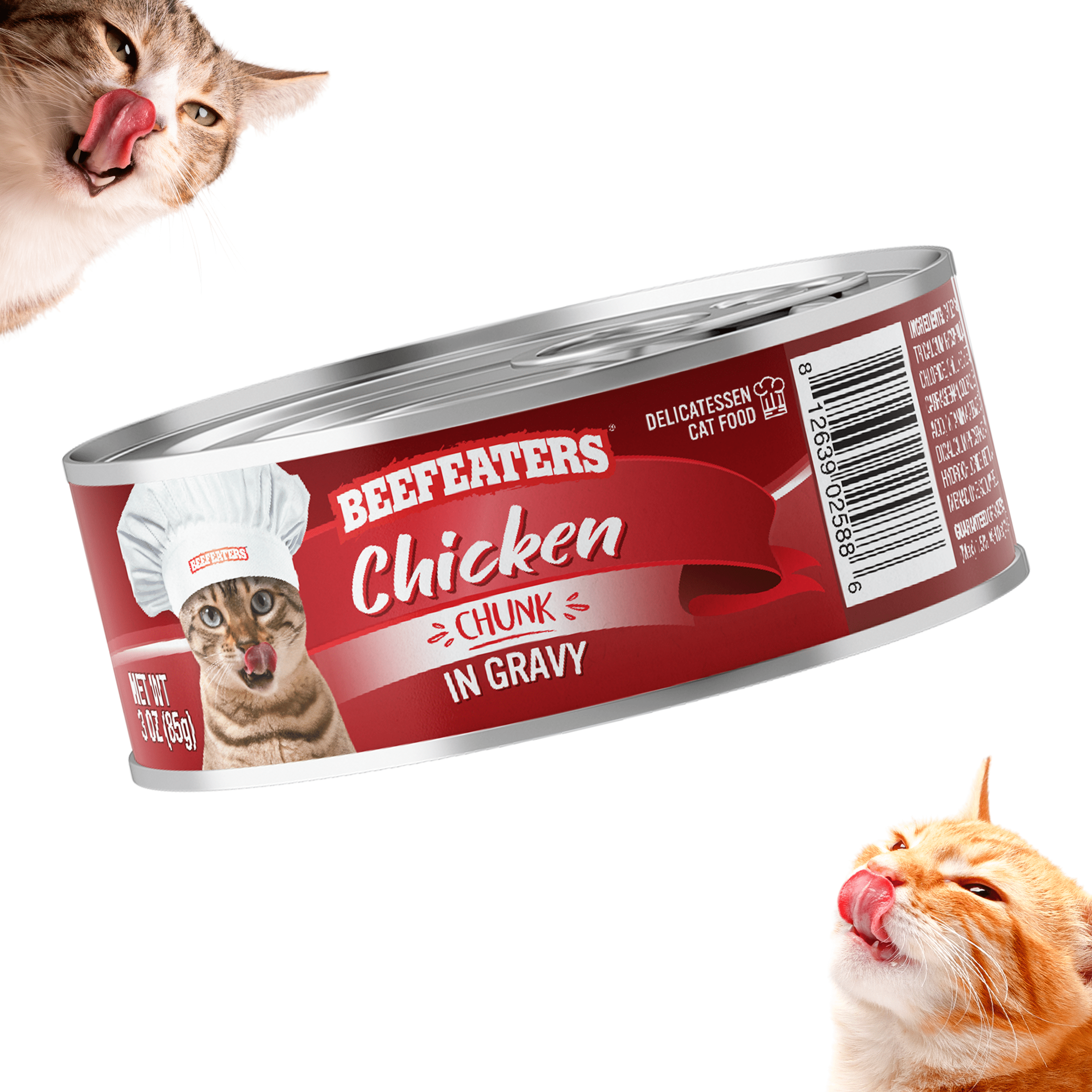 Beefeaters Chicken Chunk in Gravy Cat Treats 3oz (24-Pack) – Premium ...