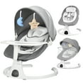 Beefunni Electric Baby Swing for Infants, Portable Swing Baby Bouncer ...