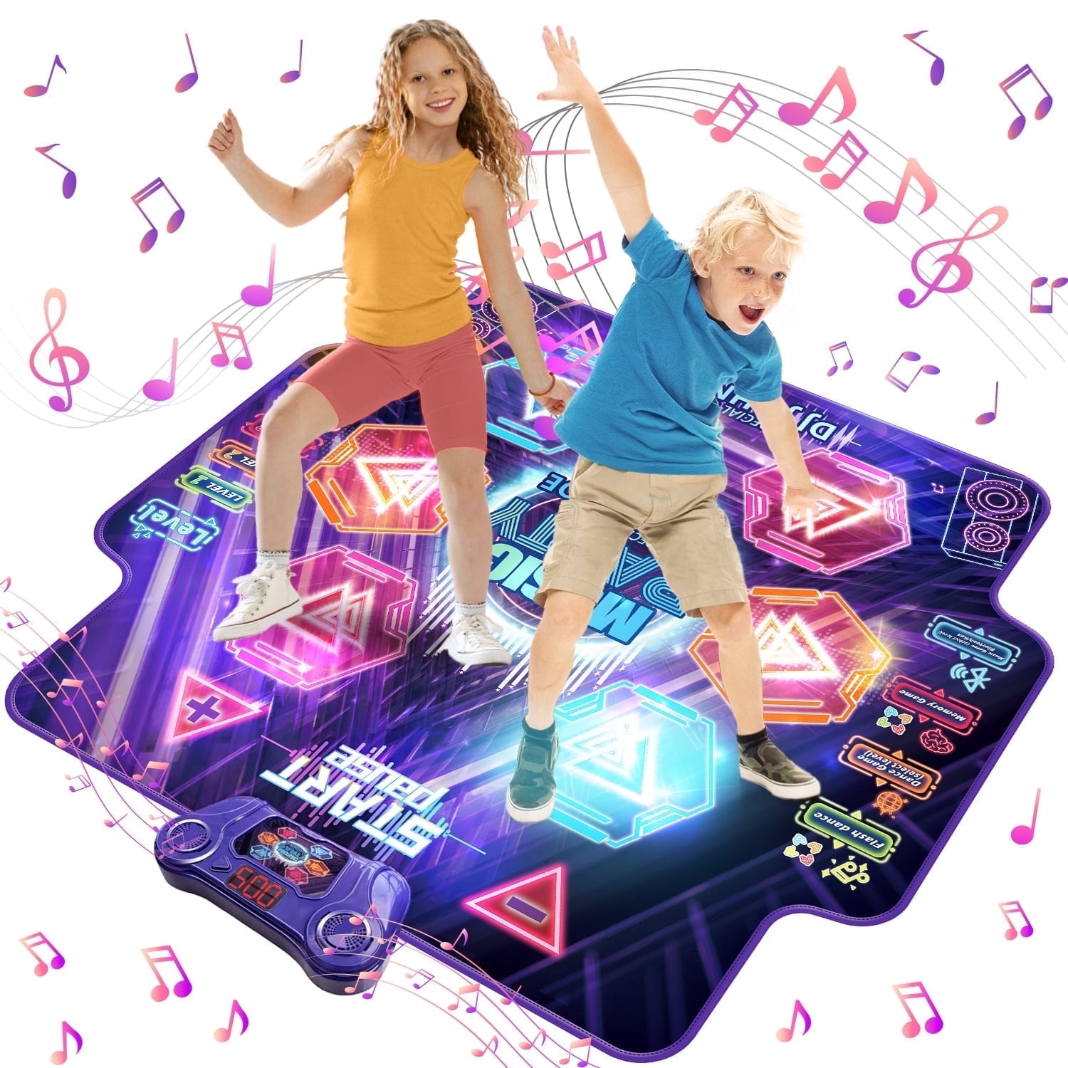 Beefunni Dance Mat Toys for 3-12 Years Old Kids Toddler, Light up ...