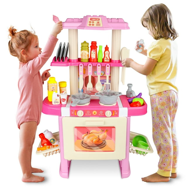 Beefunni Interactive Child Toy: Kitchen Play Set with Realistic Sounds ...