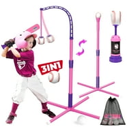 Beefunni Toss and Catch Baseball Toy Set, Indoor Outdoor Toys for Kids Family, with 4 LED Light ...