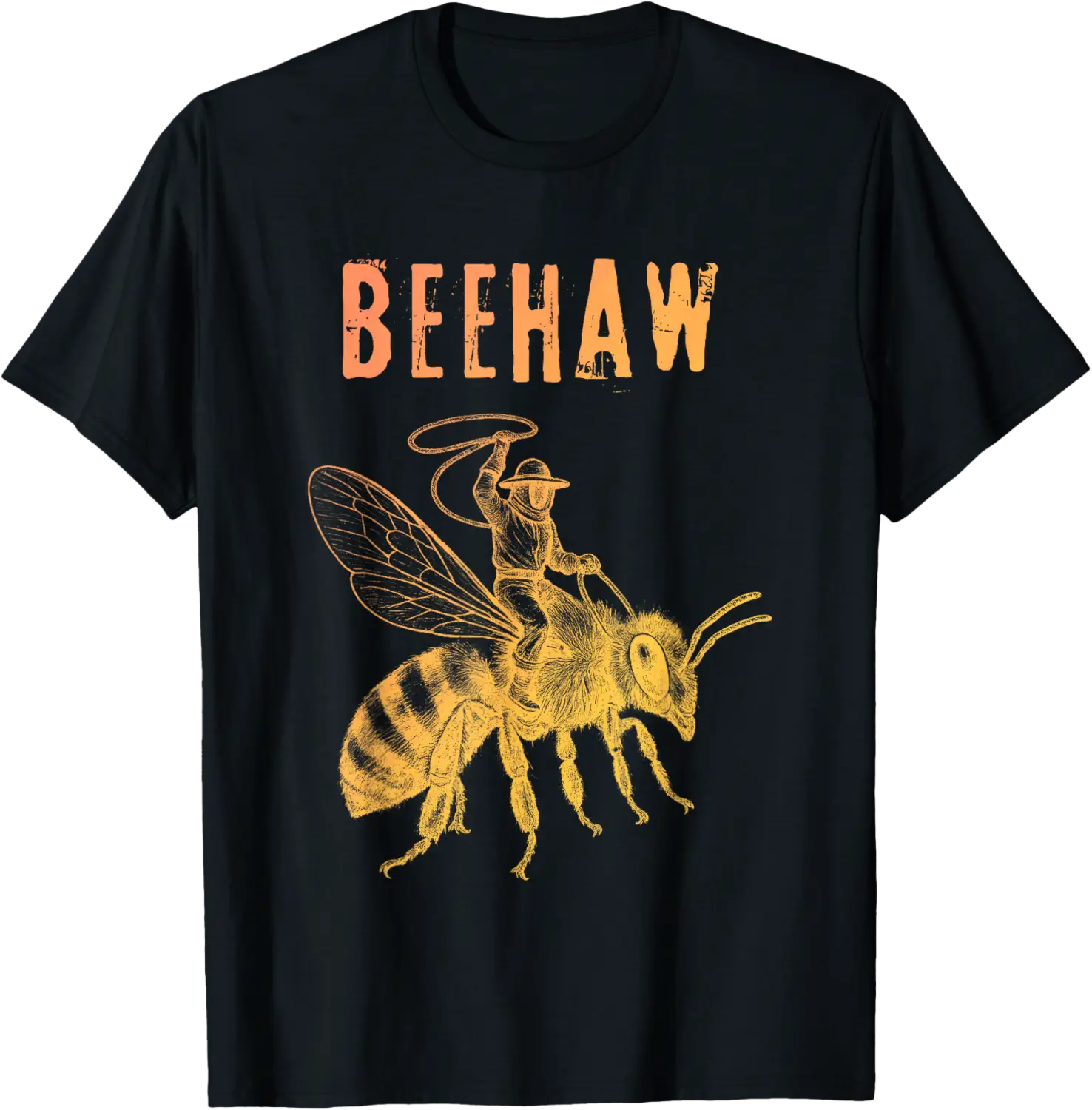 Beehaw Beekeeper Honey Bees Howdy Western Apiary Slogan T-Shirt ...