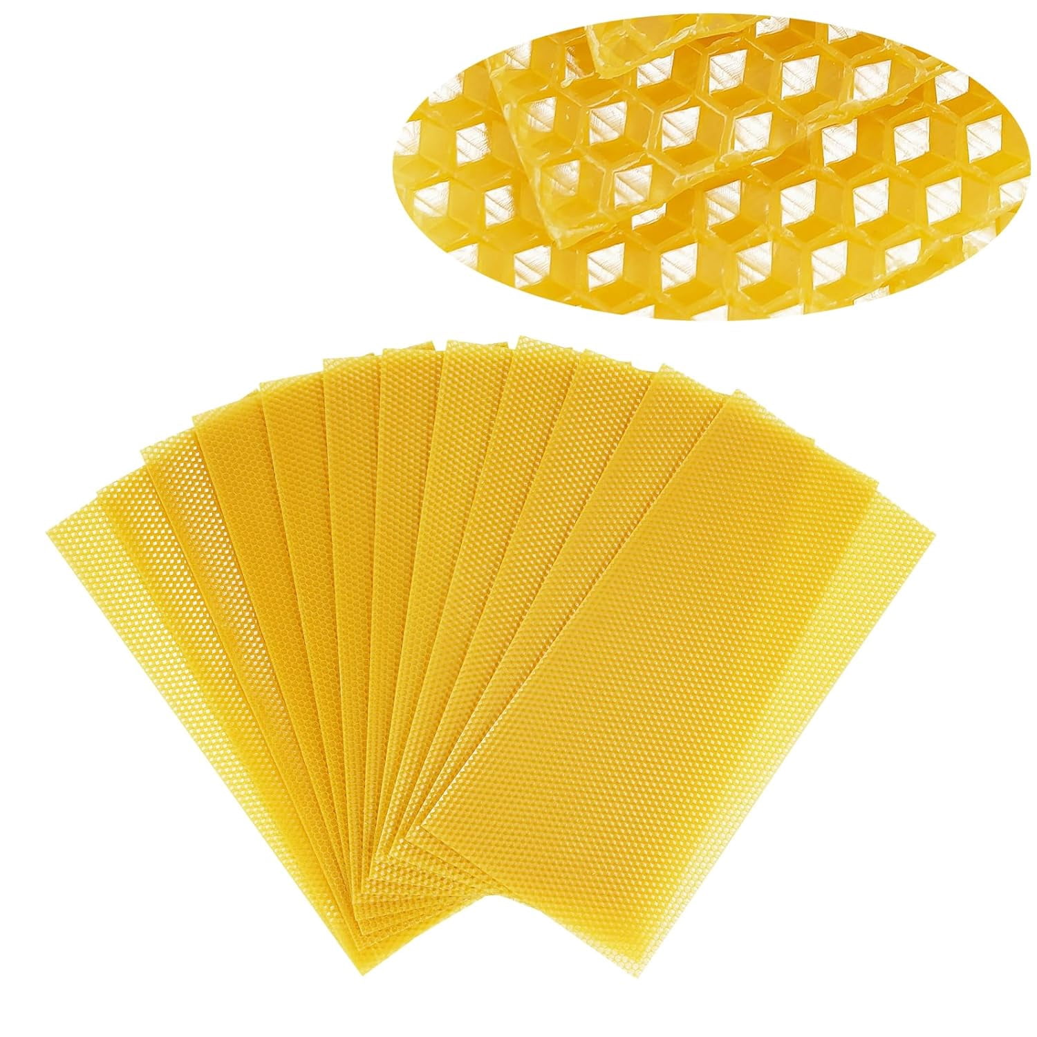 Beehive Foundation, 30Pcs 8" x 16" Beehive Waxed Coated Foundation ...