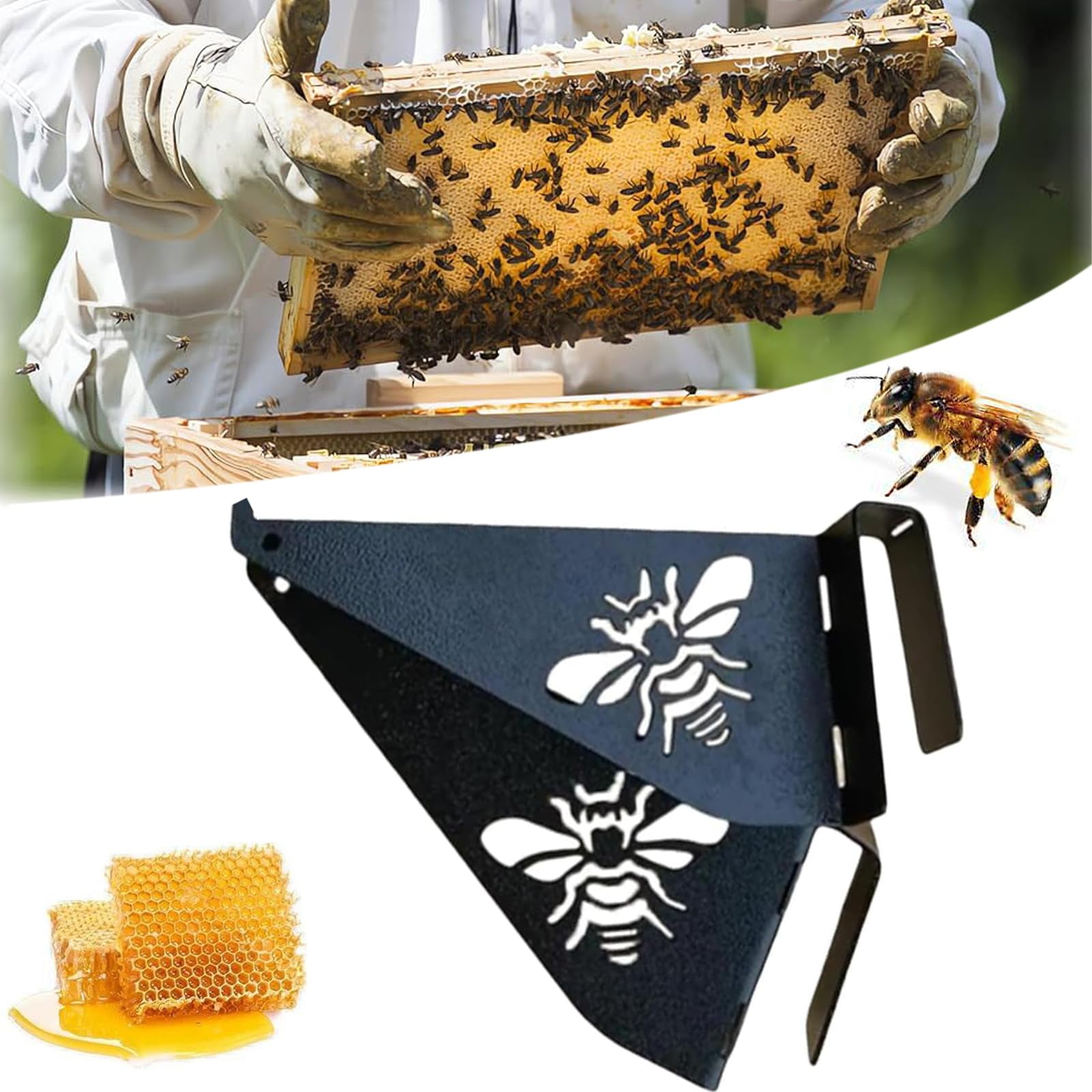 Beehive Inspection Bracket,2pcs Beehive Frame Holder,Stainless Steel ...