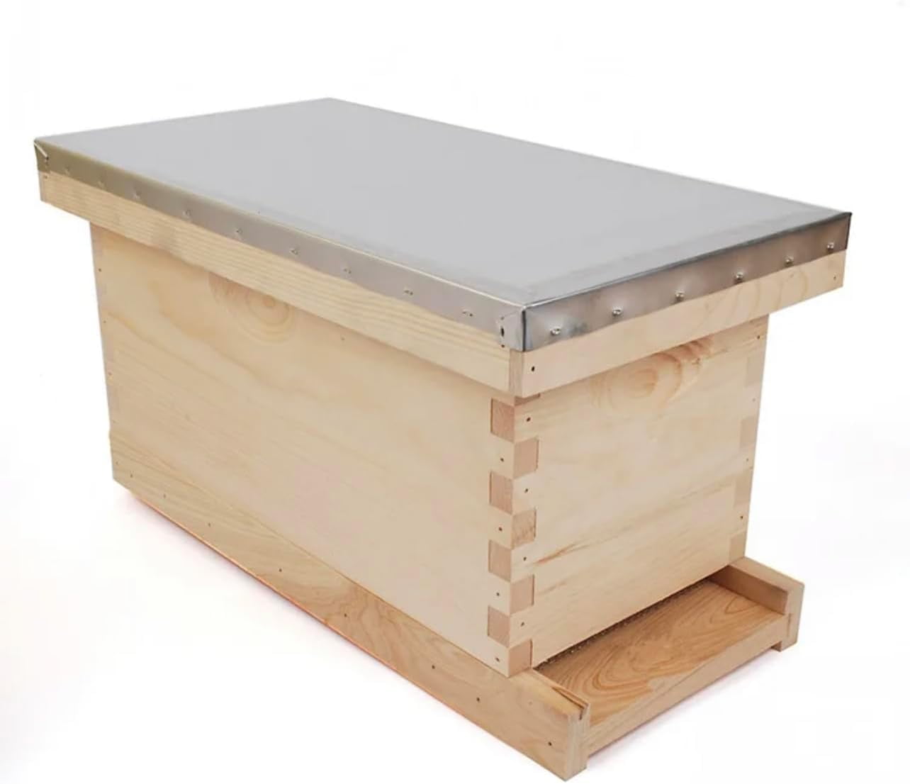 Beehive NUC, Beehive 5 Frames KIT with Solid Bottom Floor - Walmart.com