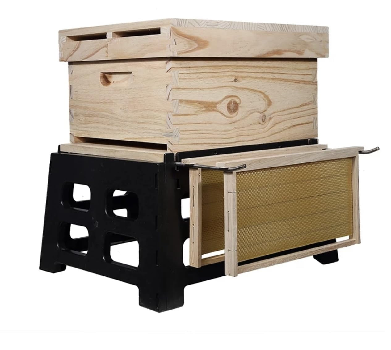 Beehive Stand Whit Frame Support Holder (10 Frames Langstroth Beehive ...