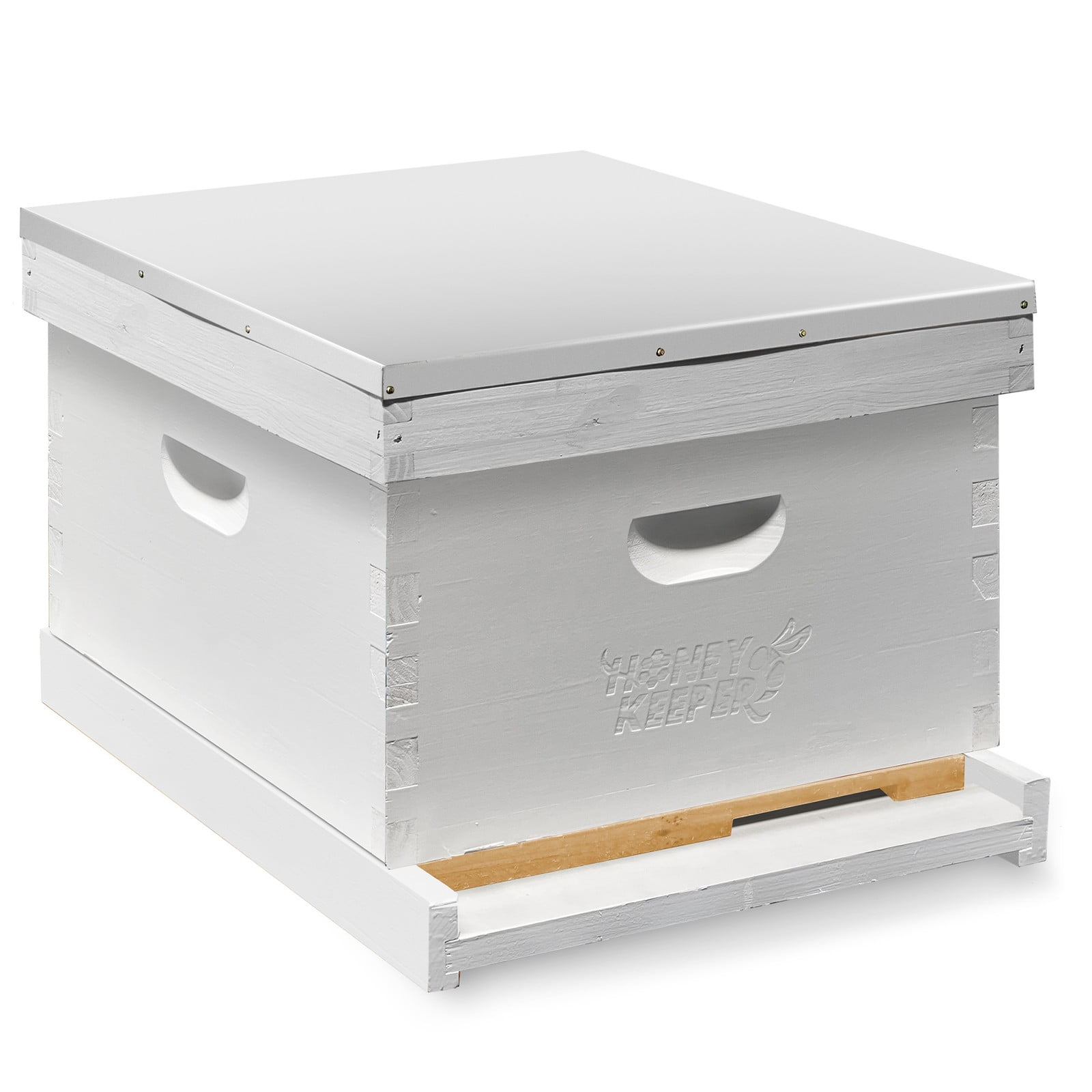Beehive Starter Set, Painted and Assembled Hive Body Kit with 10 Frames ...
