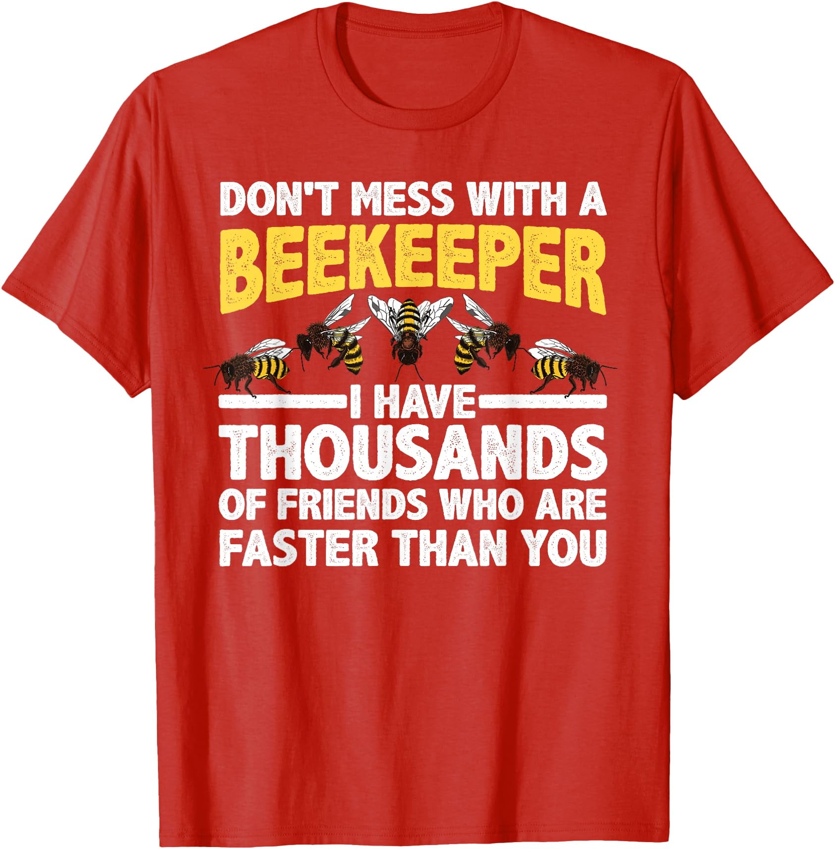 Beekeeper Art Beekeeping Honeybee Beehive Lover Softstyle T-Shirt,Red ...