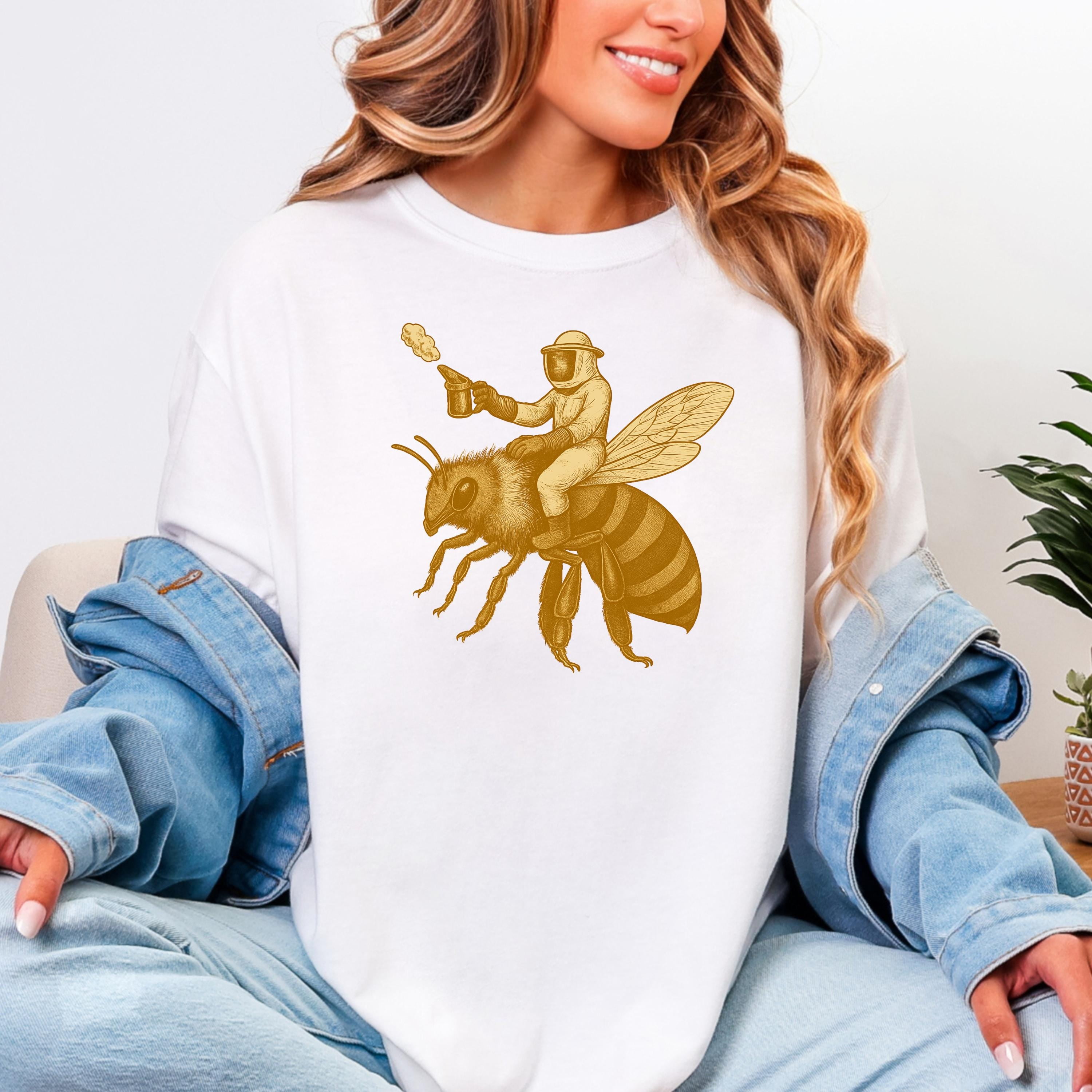 Beekeeper Bee Shirt Vintage Illustration | Whimsical Bee Lover Tee ...