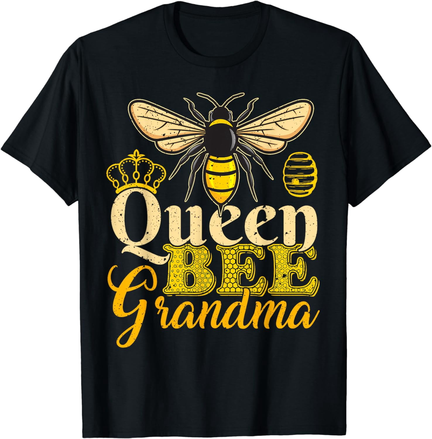 Beekeeper Cute Honey Bees Lover Queen Bee Grandma T-Shirt - Walmart.com