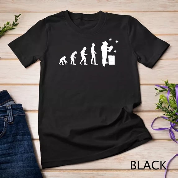 Beekeeper Evolution Beekeeping Apiculture Honey Bee T-Shirt Unisex T ...