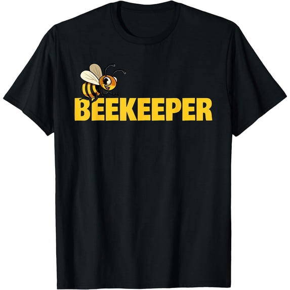 Beekeeper Funny Honeybee Beekeeping Bee Farming Enthusiasts T-Shirt ...