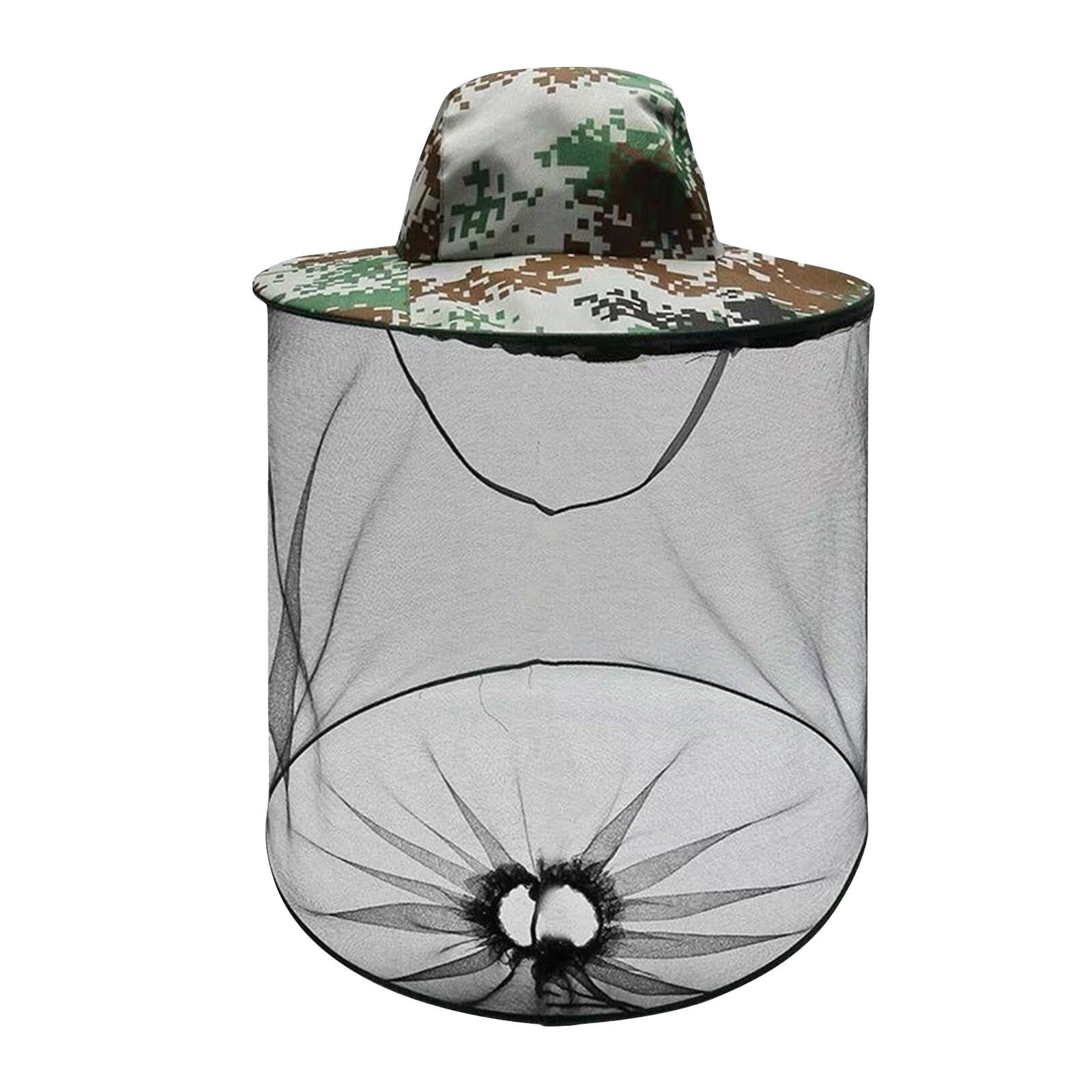 Beekeeper Hat Beekeeping Cowboy Hat Mosquito Bee Insect Net Veil Protective Hat Face New Army ...