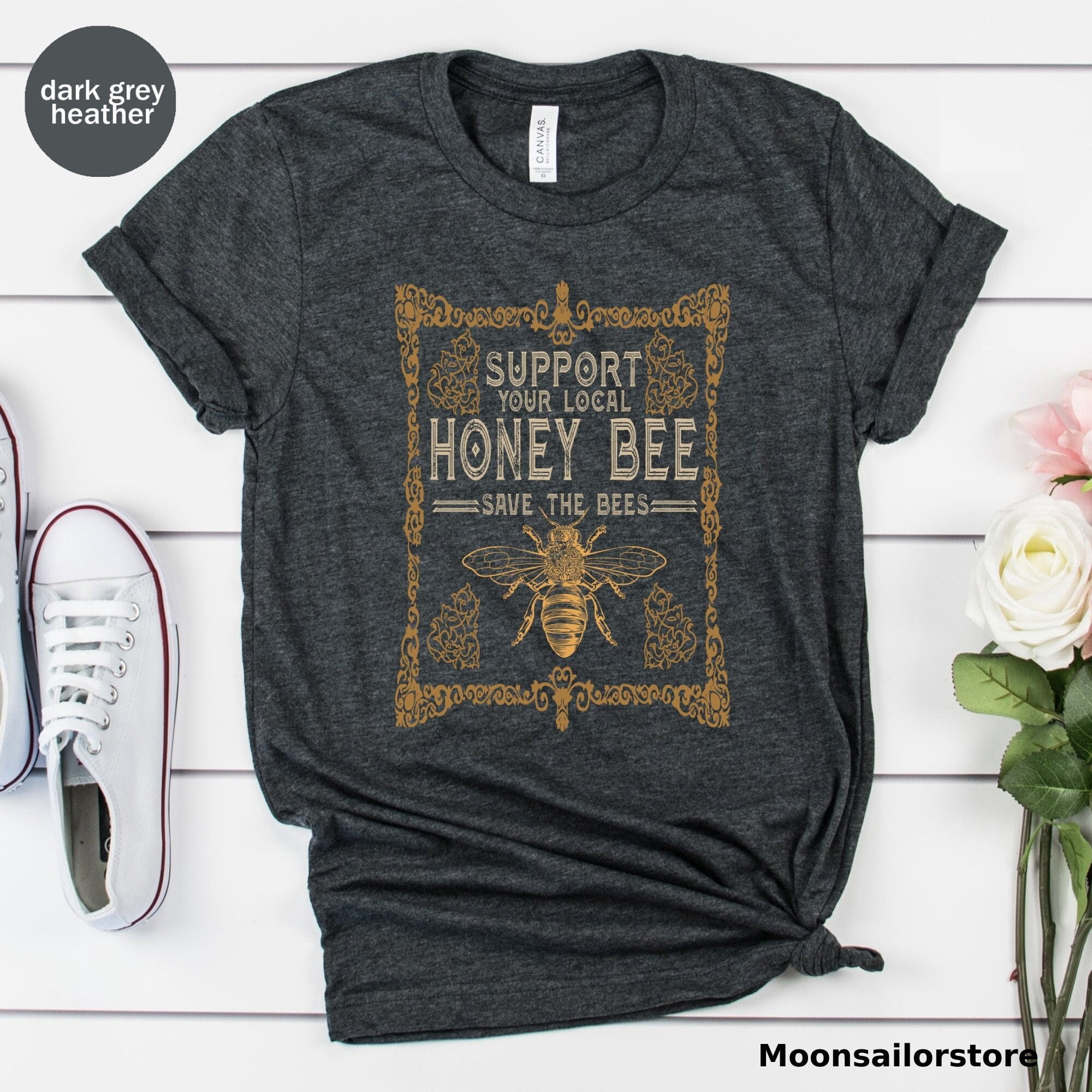 Beekeeper Shirt, Support Your Local Honey Bee Unisex T-shirt, Save the ...